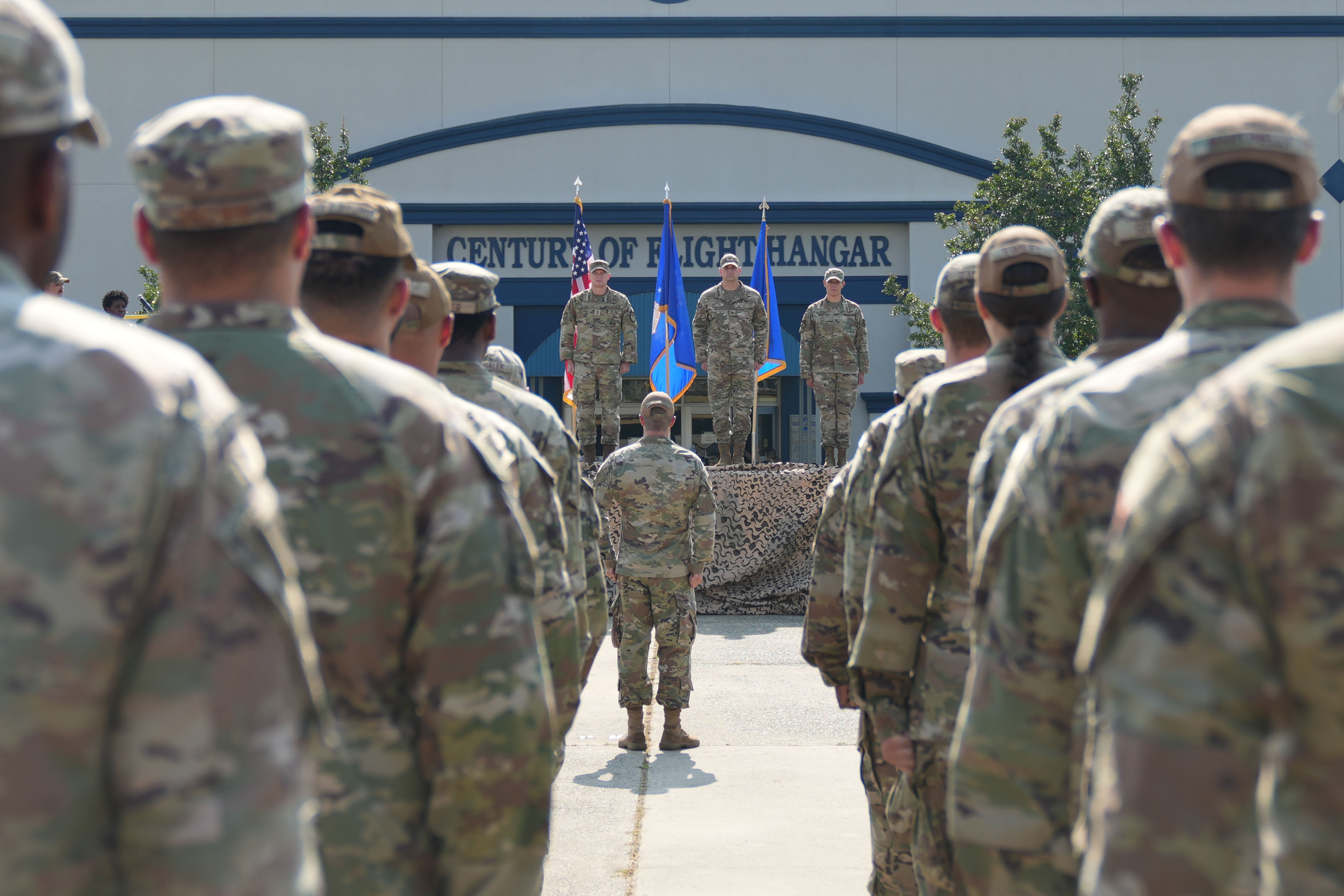 461st Air Control Wing holds change of command ceremony