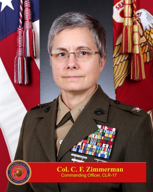 Colonel Christina F. Zimmerman > 1st Marine Logistics Group > Biography
