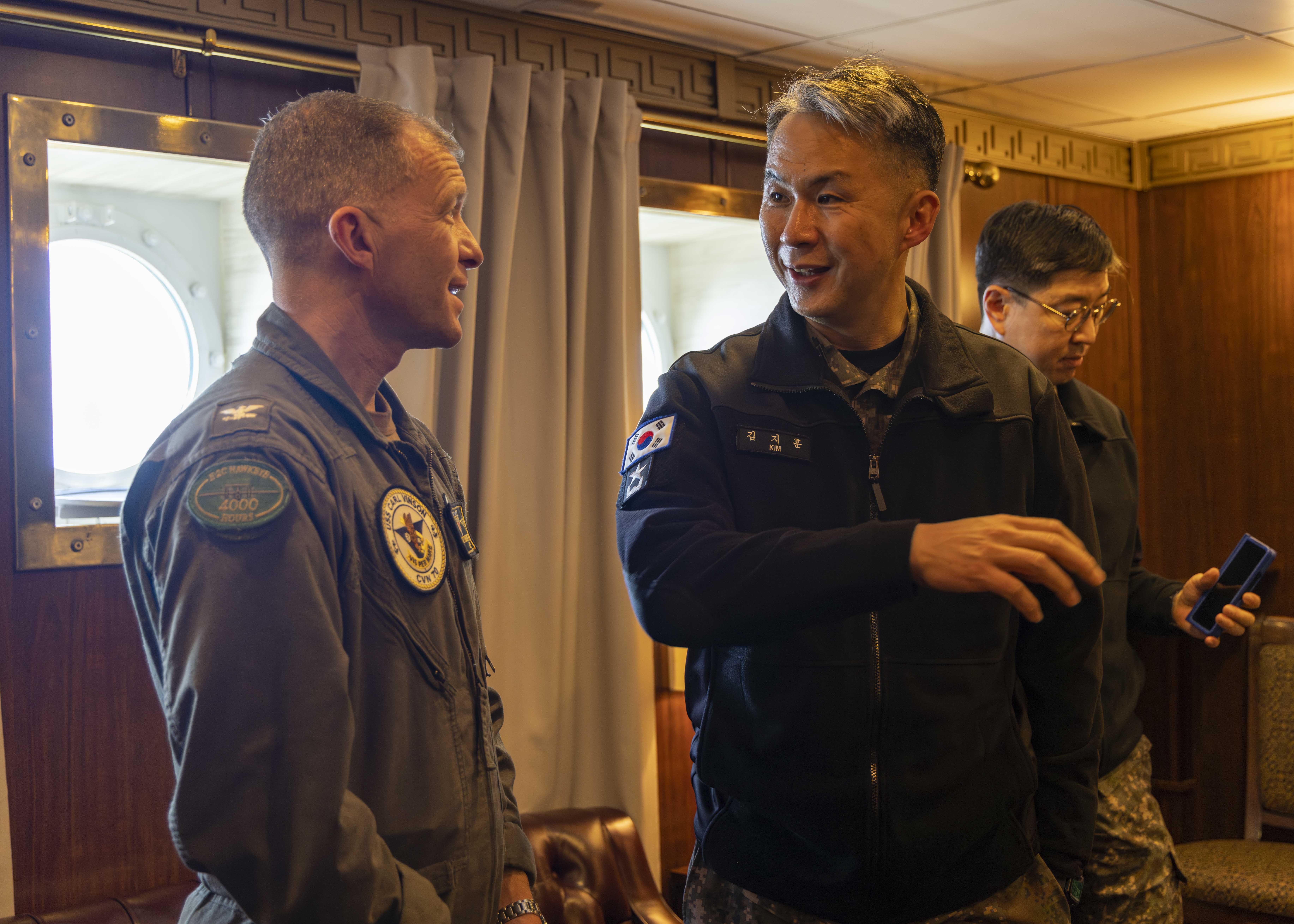 ROK, USFK, CNFK embark USS Carl Vinson, exploring operations and ...