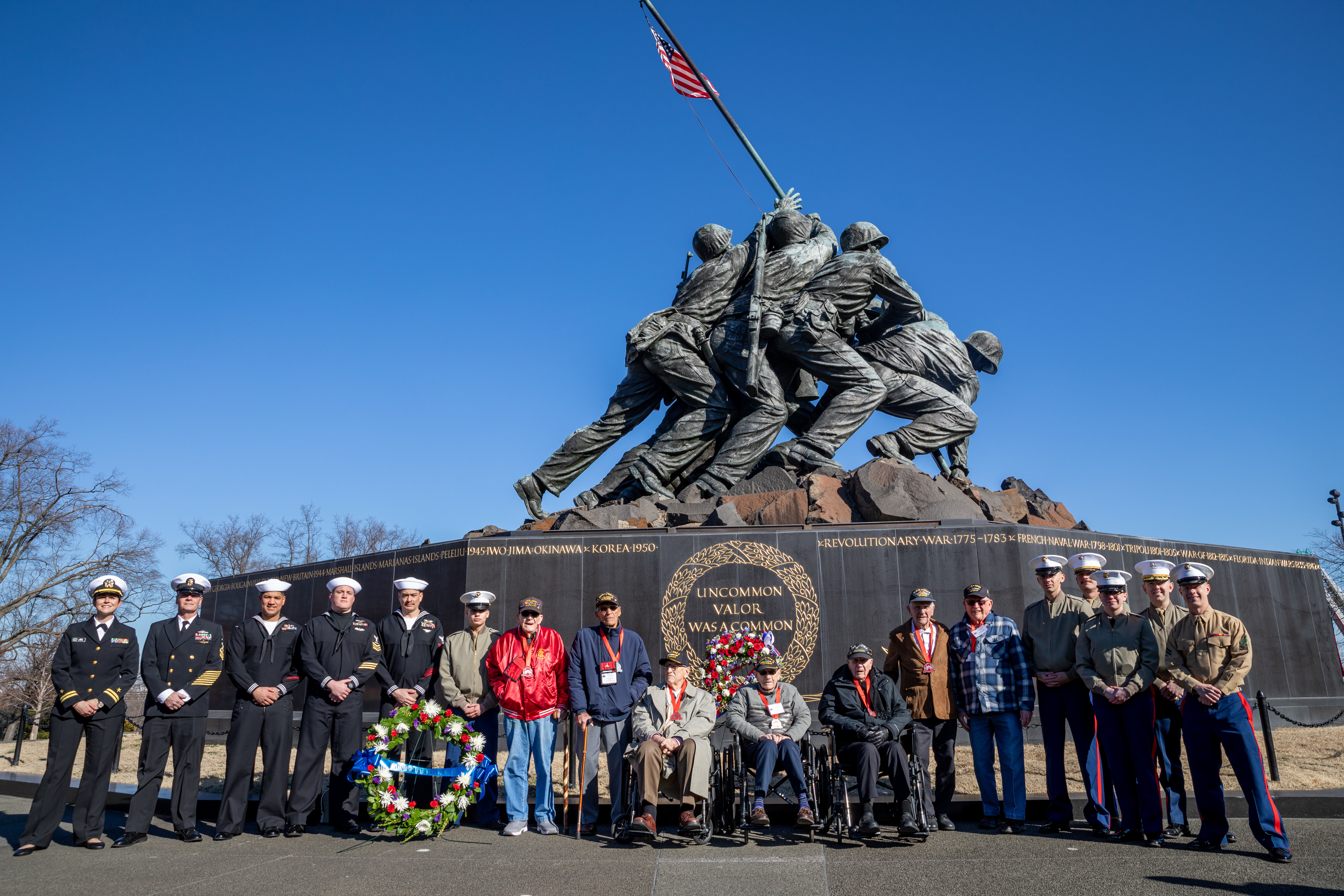 USS Iwo Jima Sailors Mark 80th Anniversary of Seminal Battle of Iwo ...