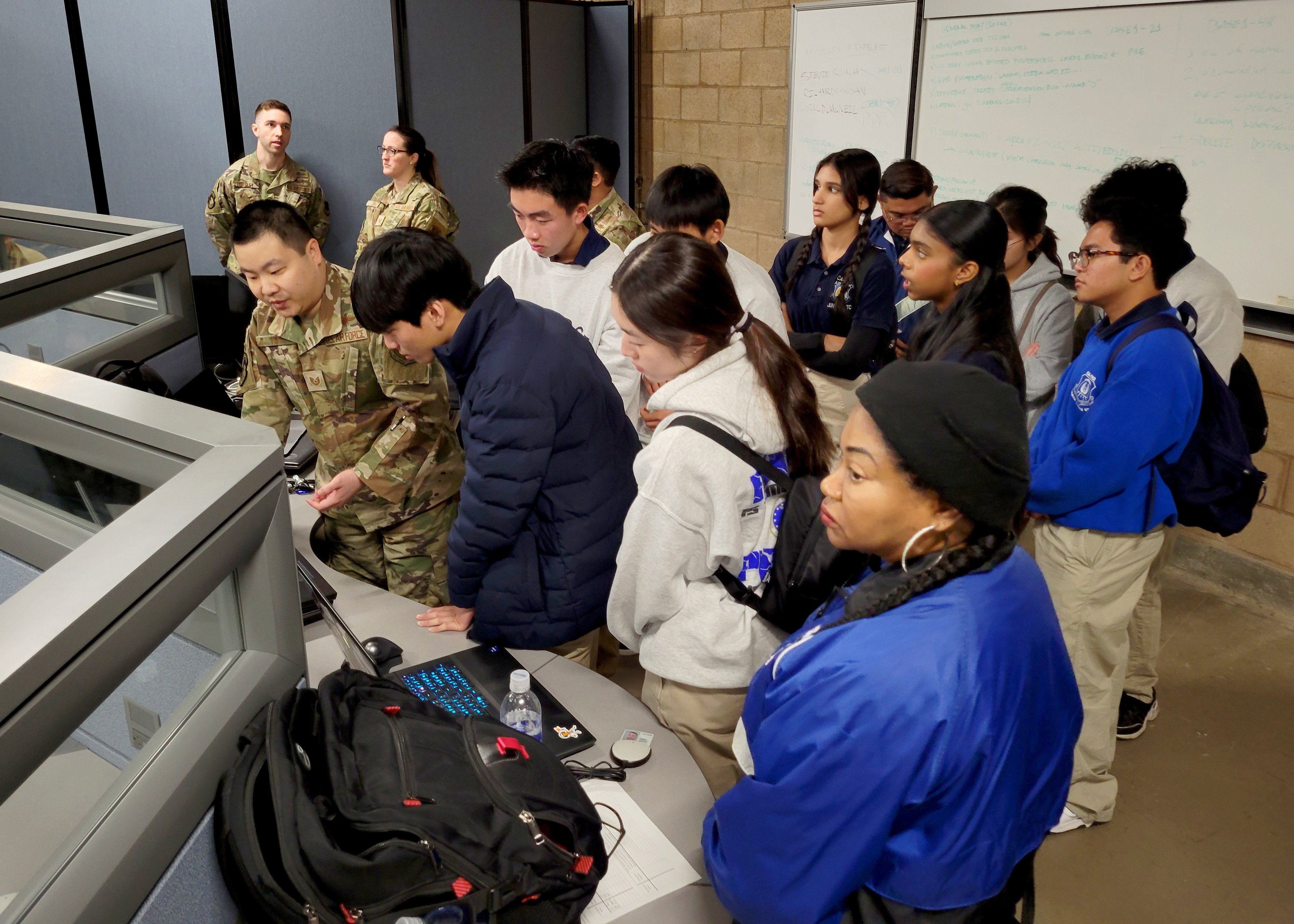 AFJROTC cadets immerse in 261st COS mission > 195th Wing > Article Display