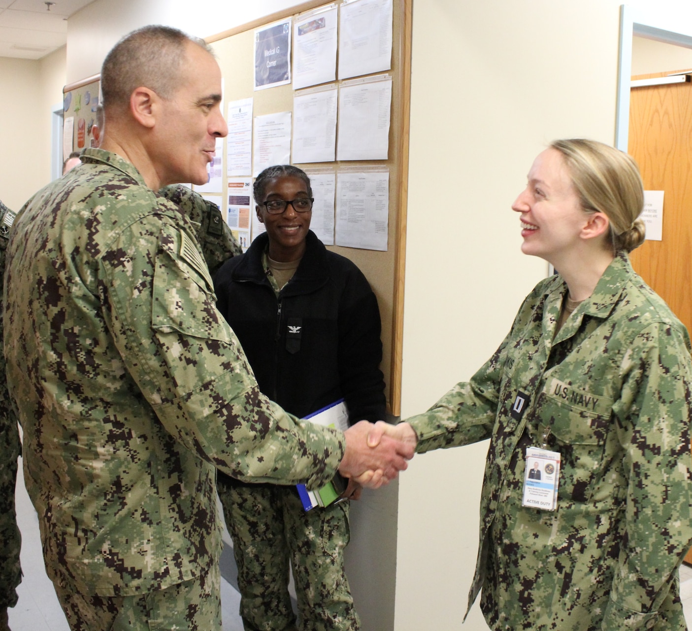 Rear Admiral Kevin Brown, Commander Medical Forces Atlantic, Visits ...