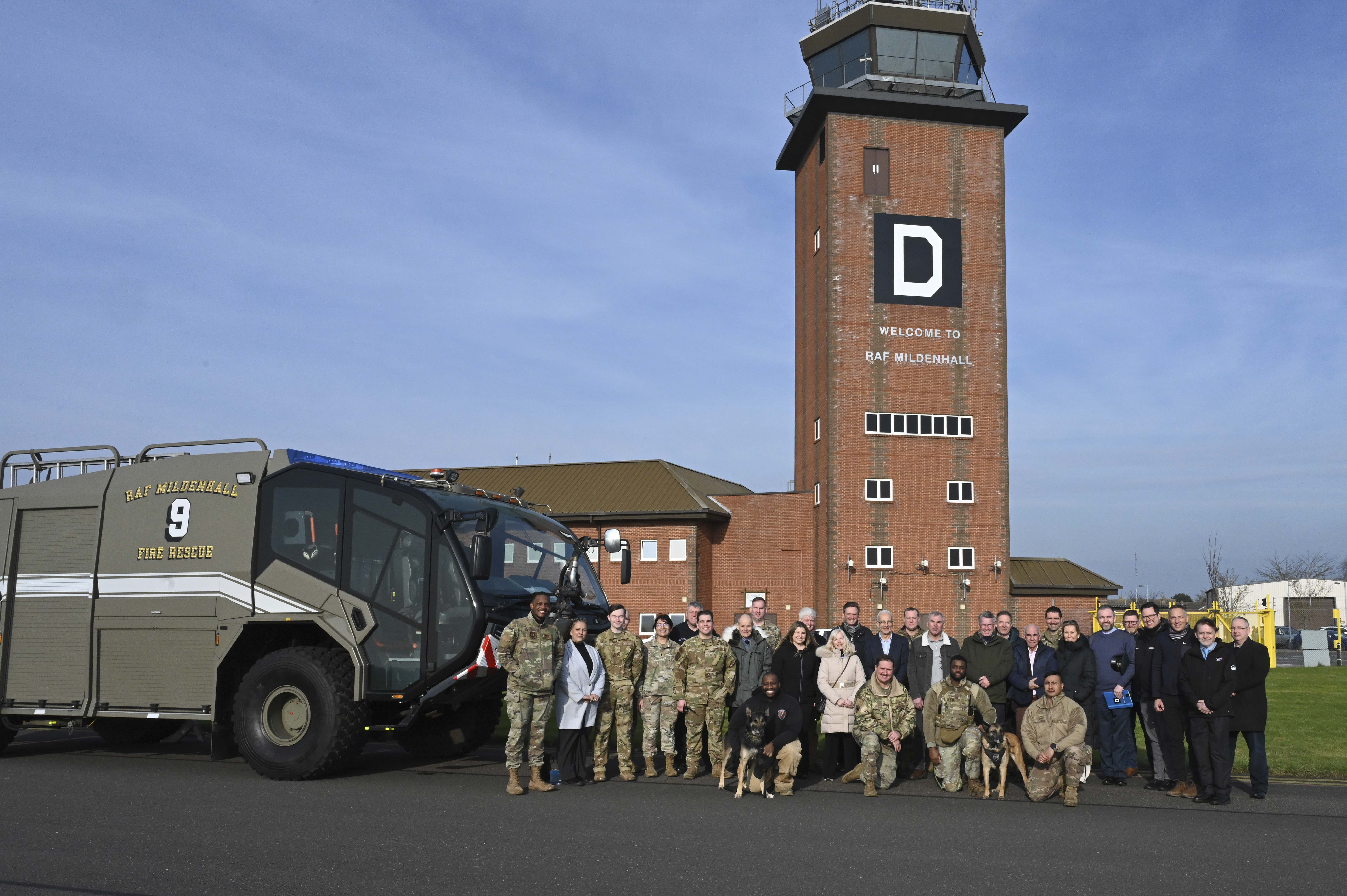 Honorary commanders, Lion Squadron members welcomed to RAF Mildenhall ...