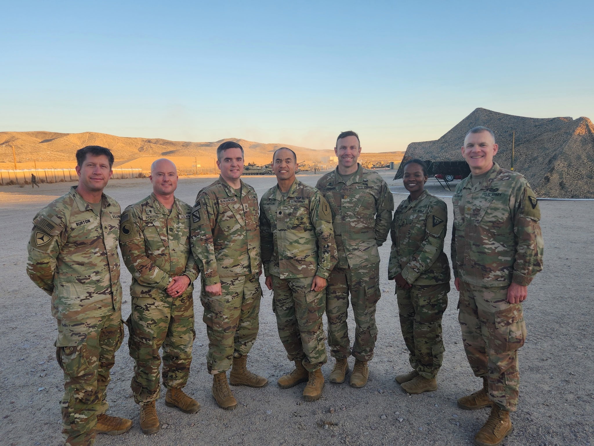 134th Chaplain Detachment supports 1st ID at National Training Center ...
