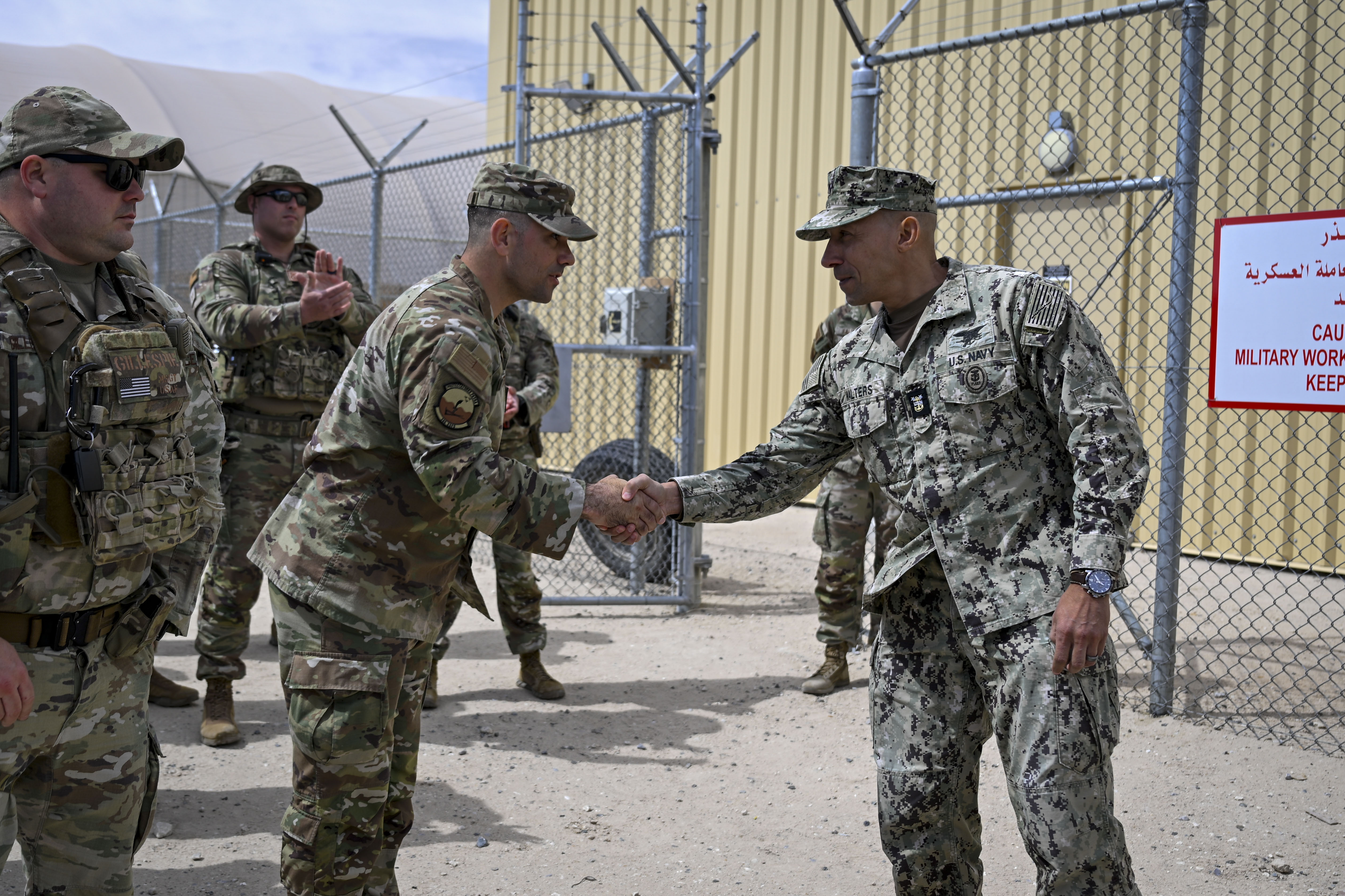 CENTCOM senior enlisted leader visits deployed members > U.S. Air ...