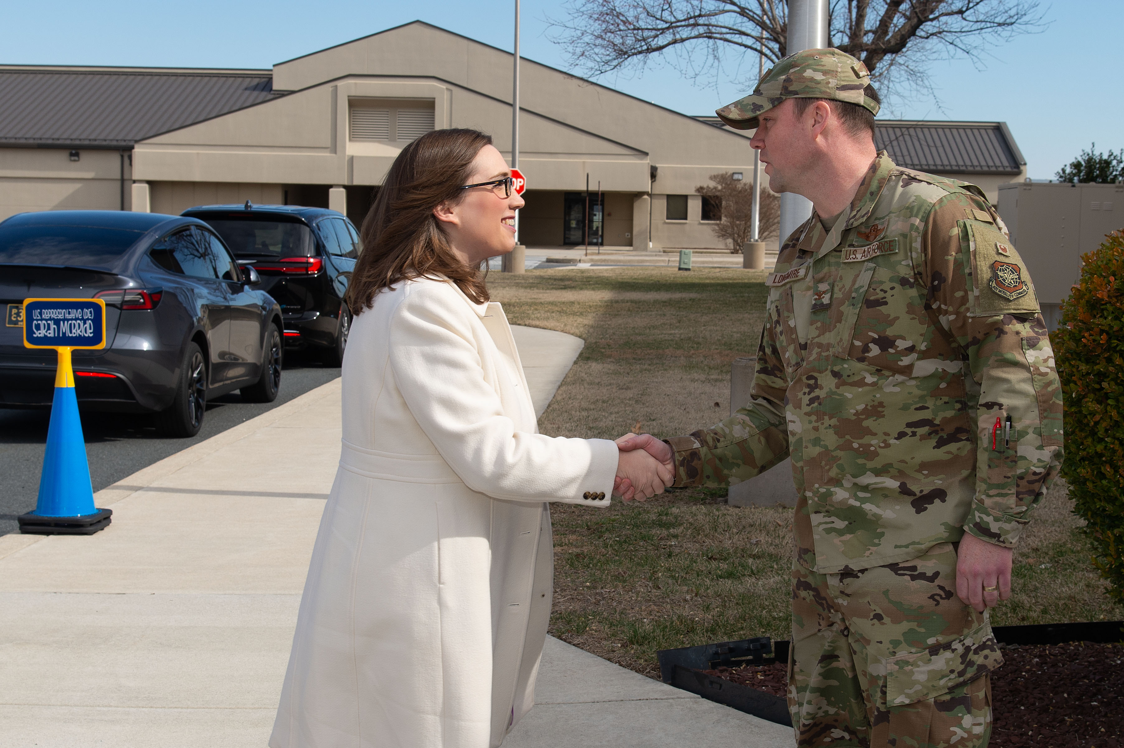 Rep. Sarah McBride of Delaware visits Dover AFB > Dover Air Force Base ...
