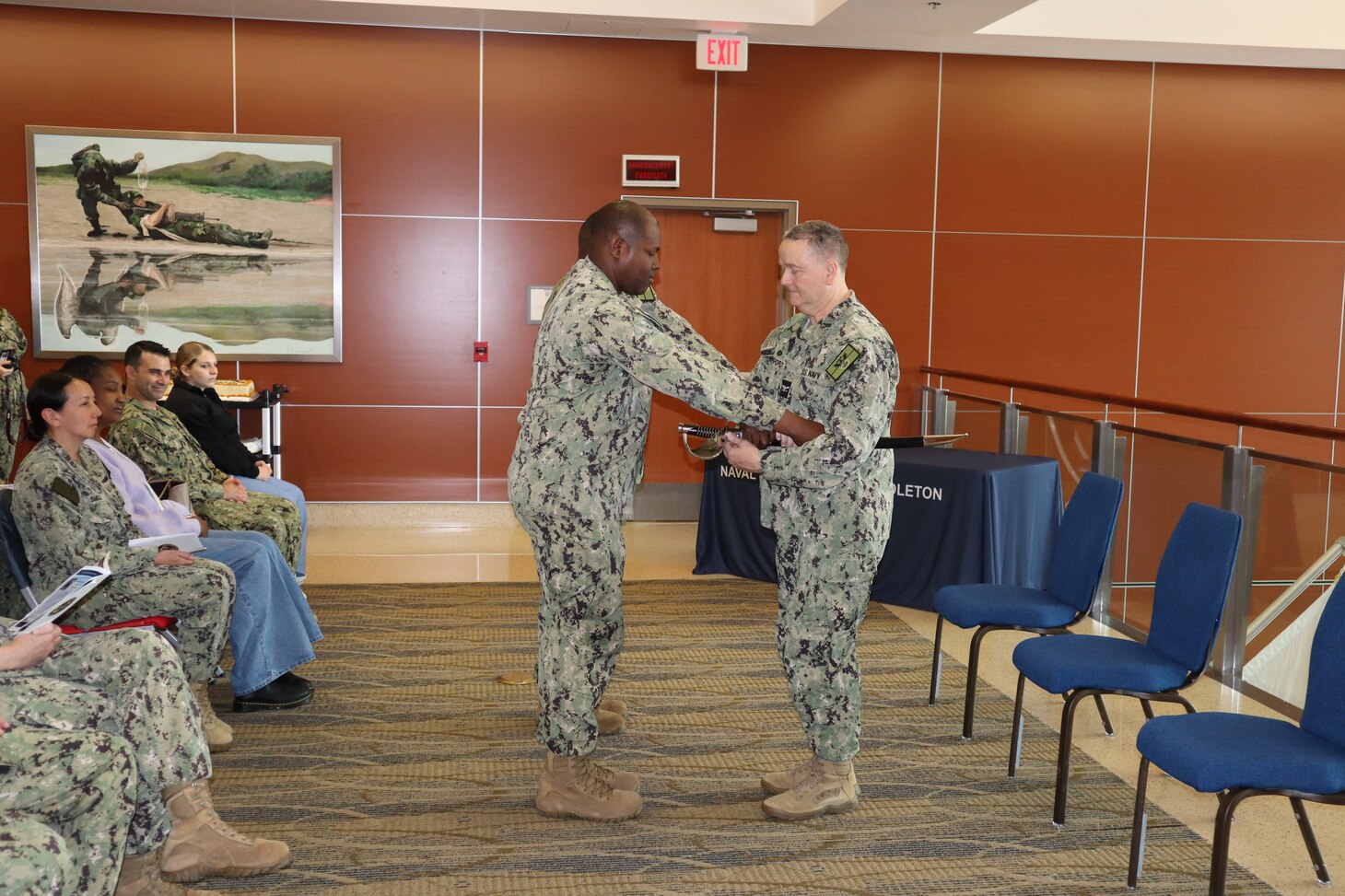 EMF 150 Alpha conducts Command Master Chief Change of Charge > Navy ...