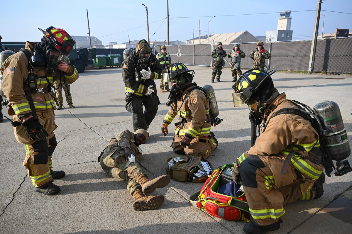 8th CES Red Devils execute readiness capabilities during Freedom Shield ...