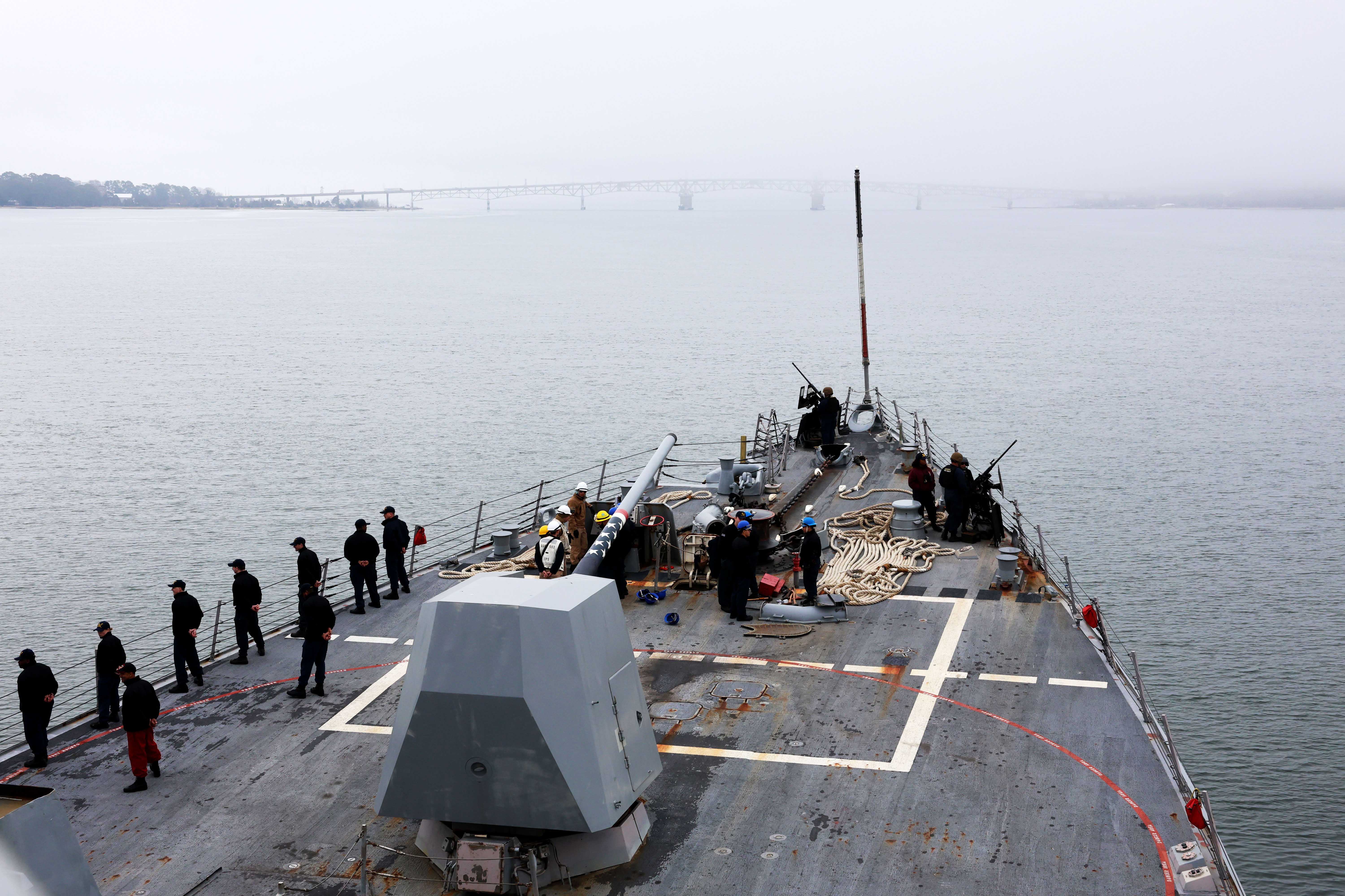 DOD Deploys Destroyer to Join Border Security Mission > U.S. Department ...