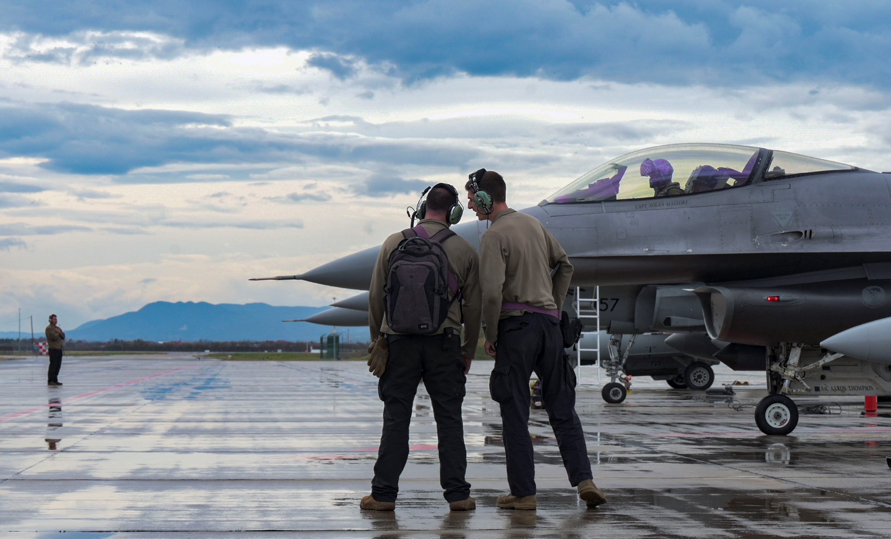 Croatian Rafales Complete First F-16 Dual Flight > Aviano Air Base ...