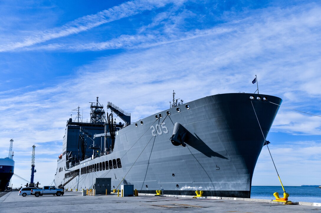 First-in-Class Oiler USNS John Lewis Visits Naval Surface Warfare ...