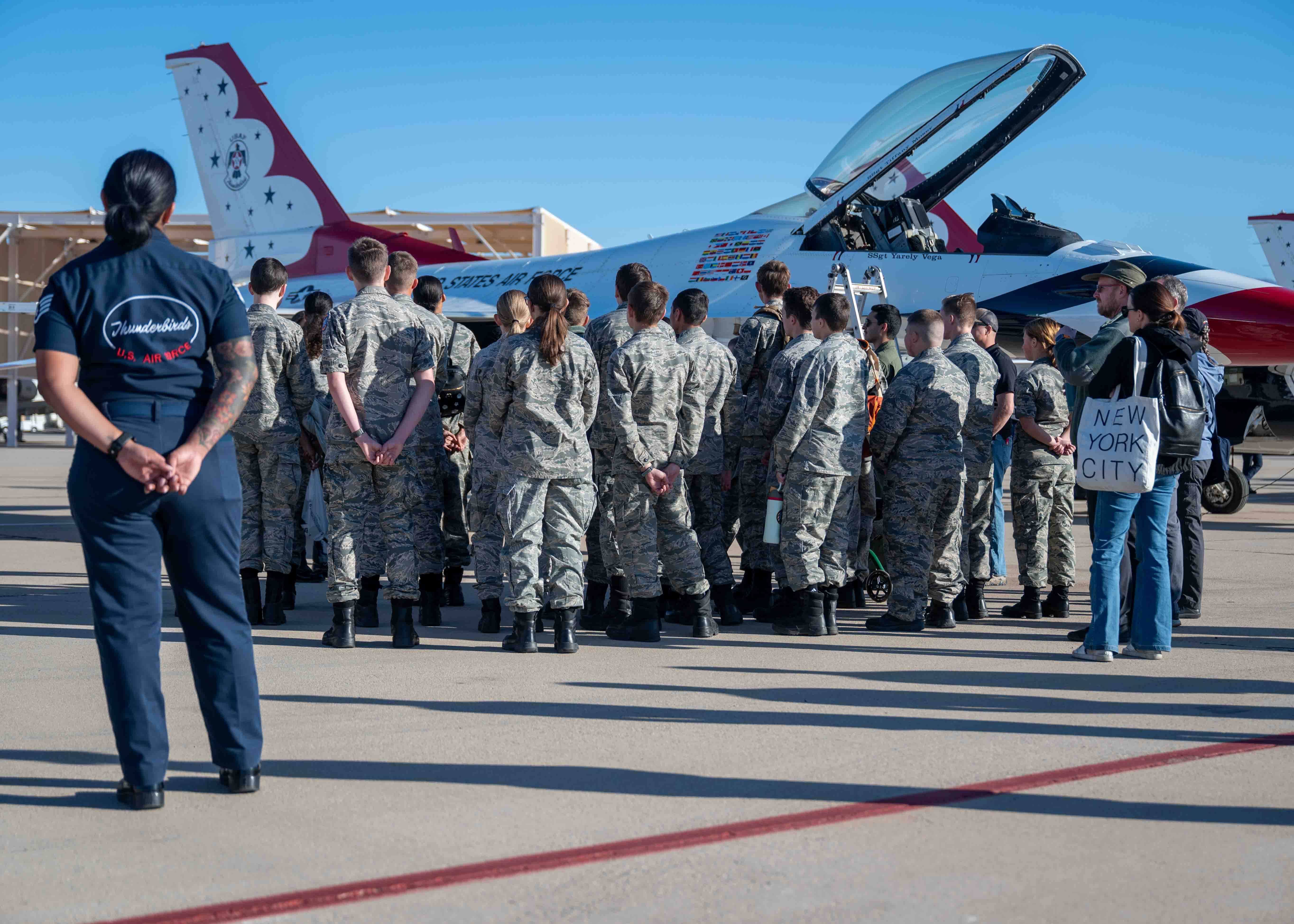CAP cadets visit with Thunderbirds > Davis-Monthan Air Force Base > News