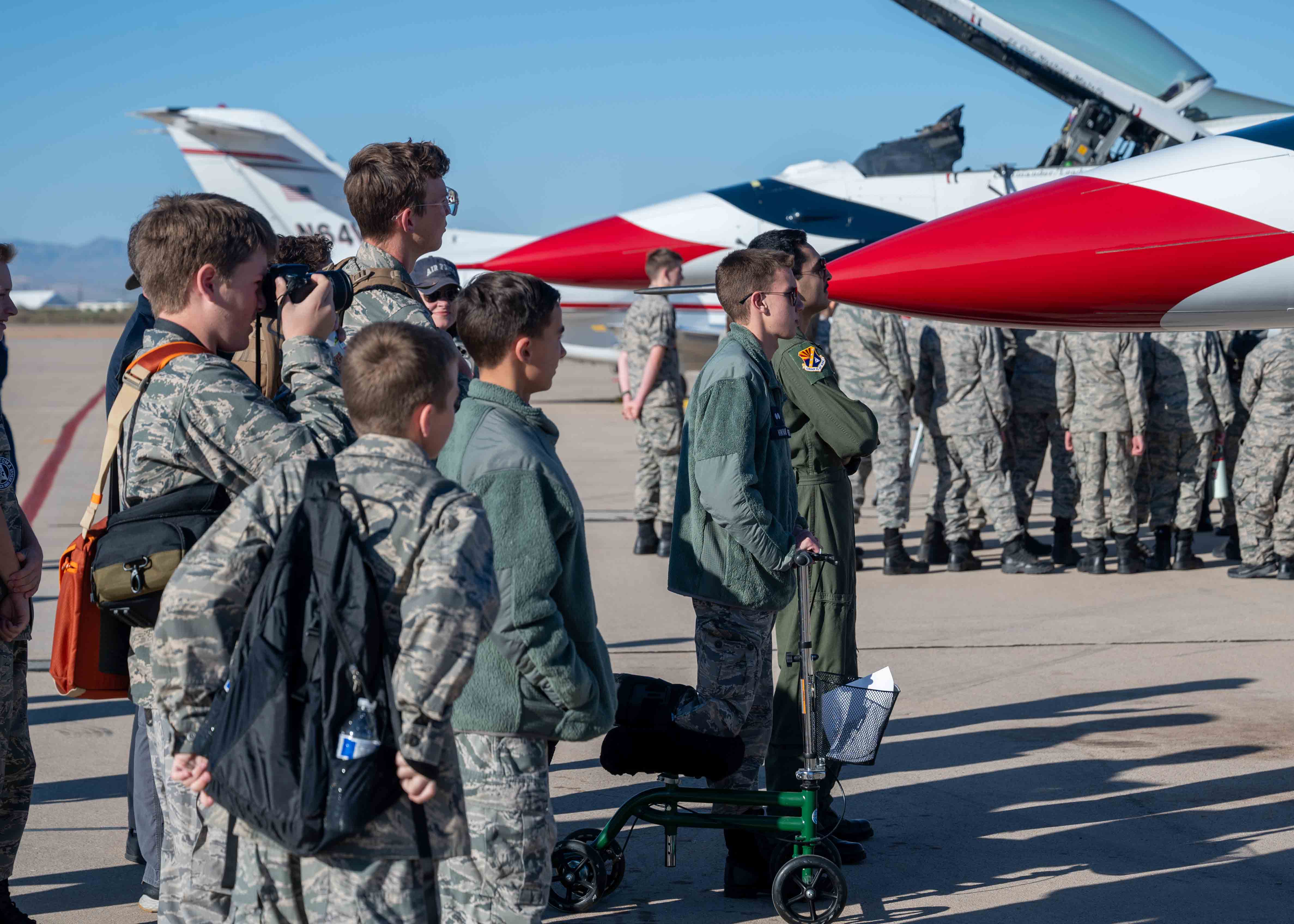 CAP cadets visit with Thunderbirds > Davis-Monthan Air Force Base > News
