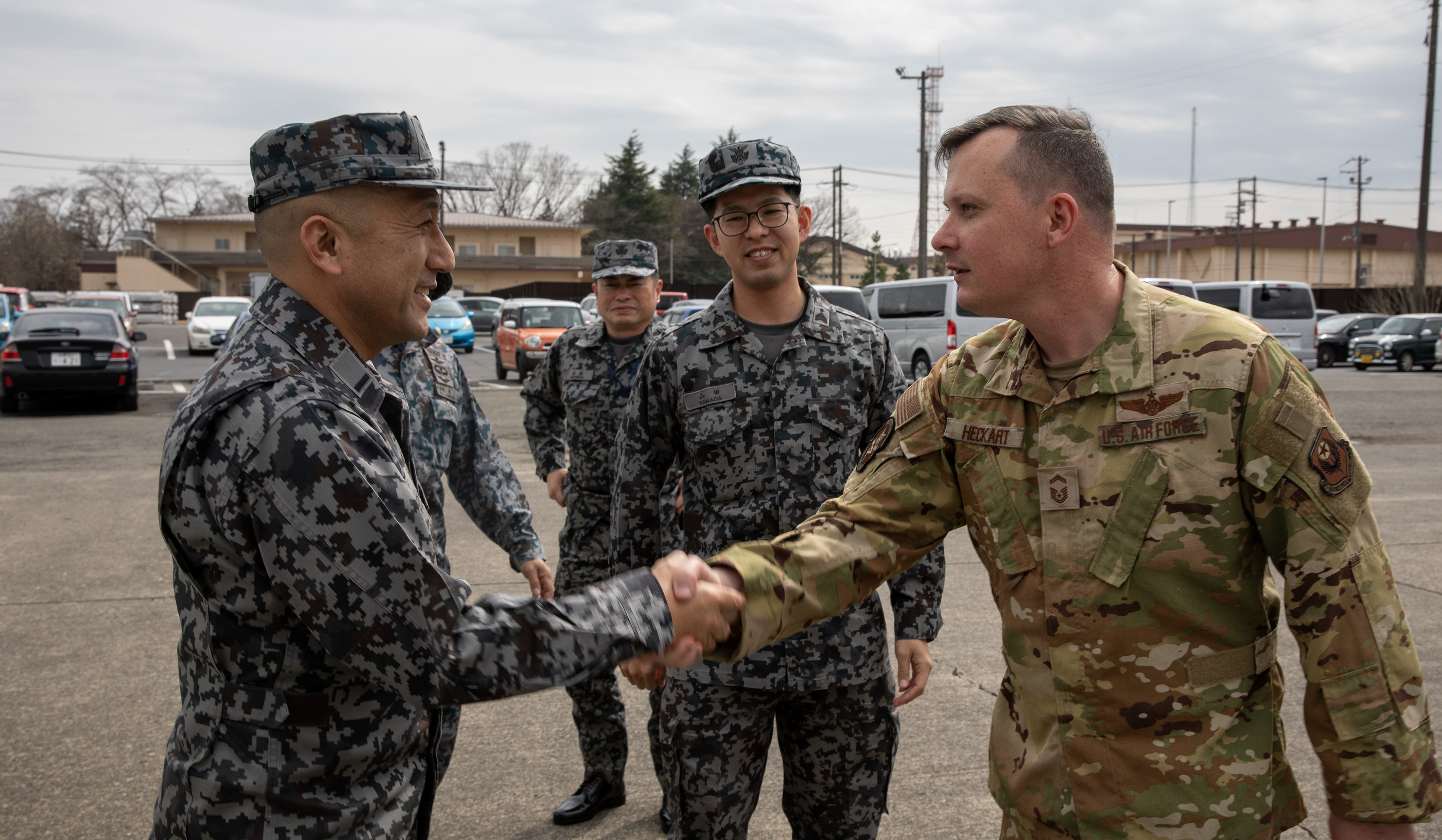 JASDF PJs visit Yokota for CV-22 familiarization tour > 5th Air Force ...