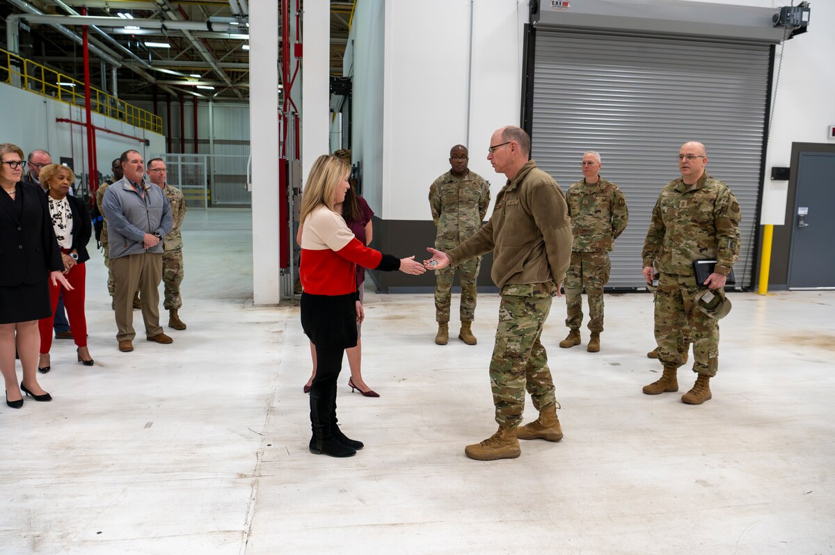 AFMC commander visits Tinker AFB, views Readiness Training > Tinker Air ...