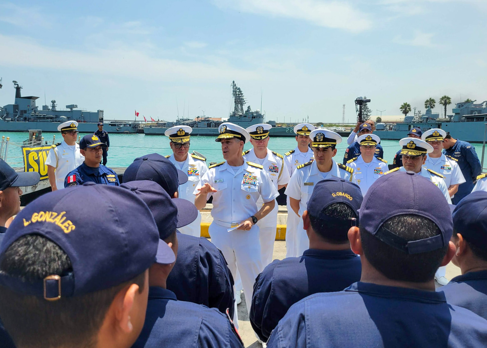 Adm. Steve Koehler, commander, U.S. Pacific Fleet, visits Peru