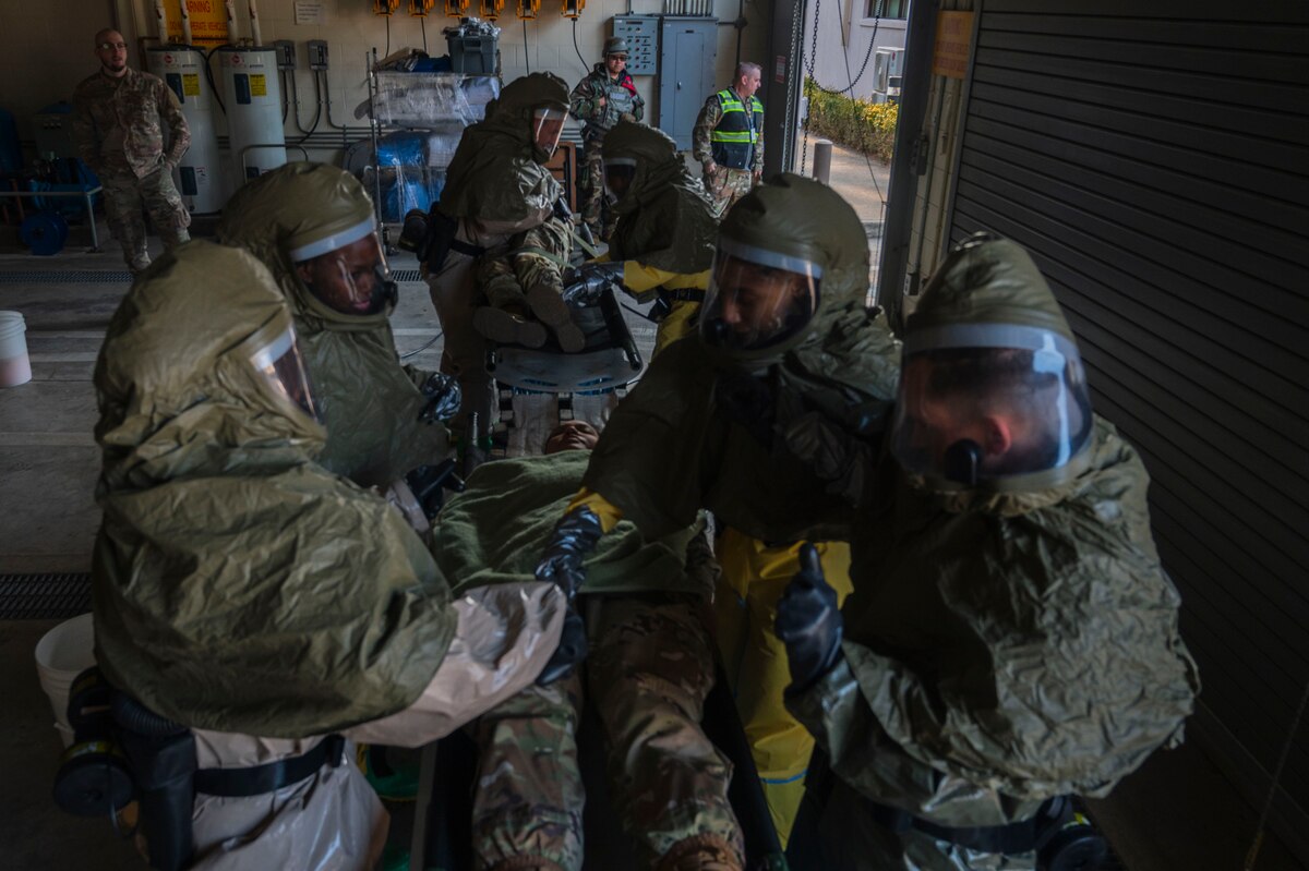Freedom Shield 25: Decontamination training > Kunsan Air Base > Display