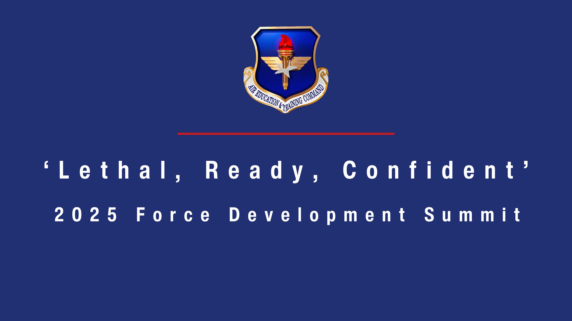 AETC commander emphasizes developing Airmen who are lethal, ready, confident > Torch > Article ...