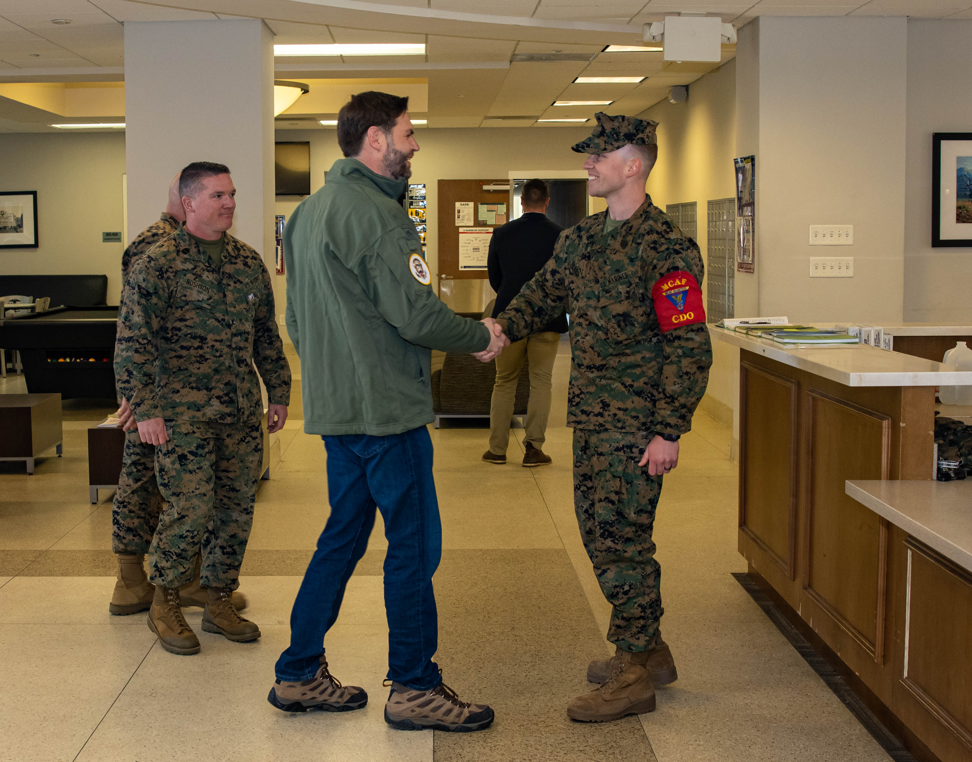 Vice President Visits Marines, tours MCB Quantico