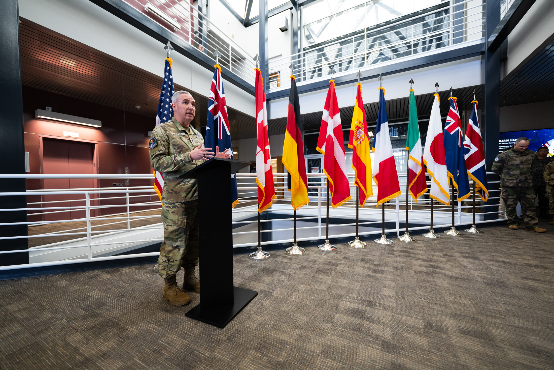 USSPACECOM recognizes LNOs in Flag Display Ceremony > United States ...