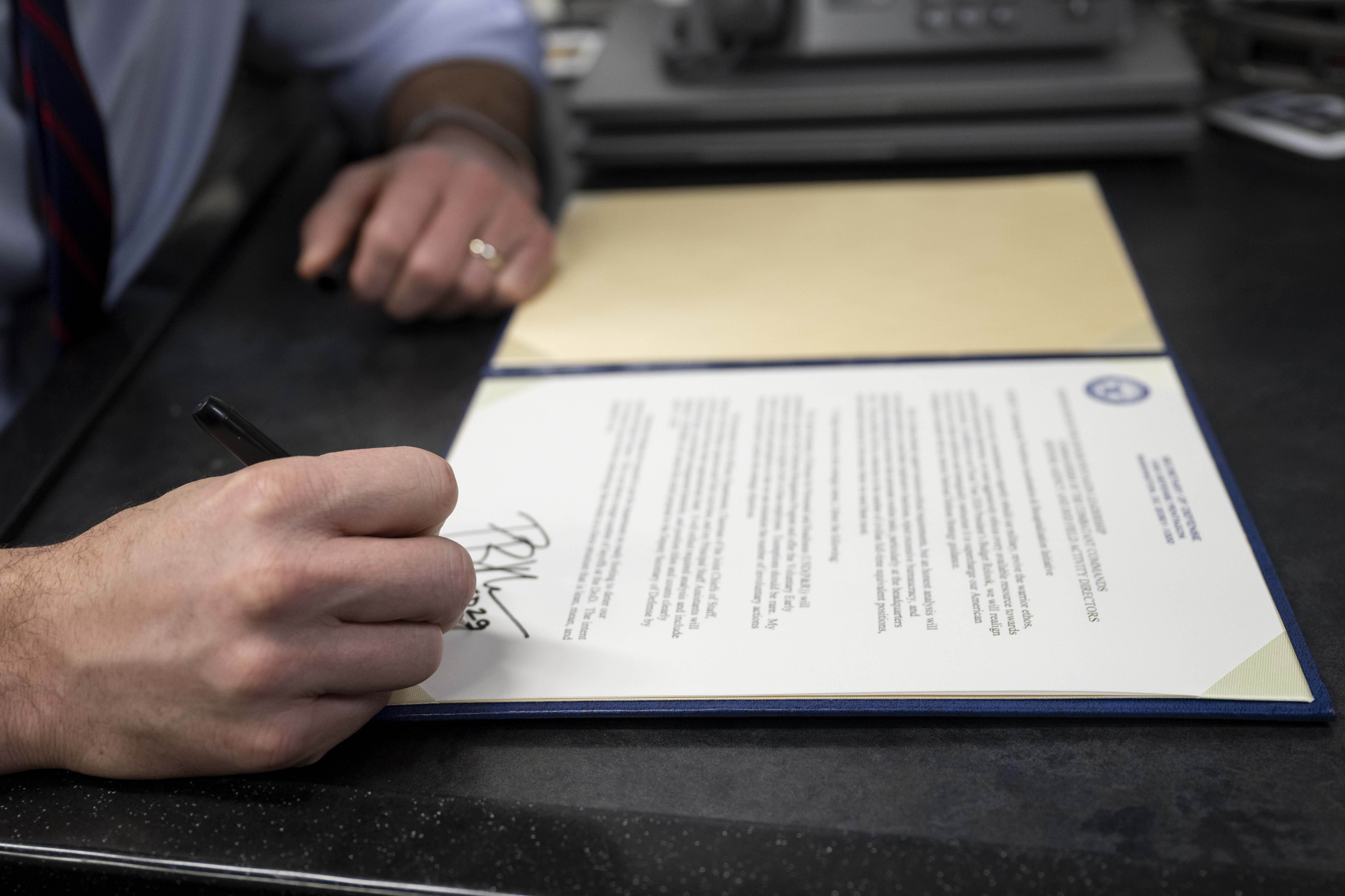 Hegseth Orders Civilian Workforce Realignment in DOD, Reopens DRP > Air ...