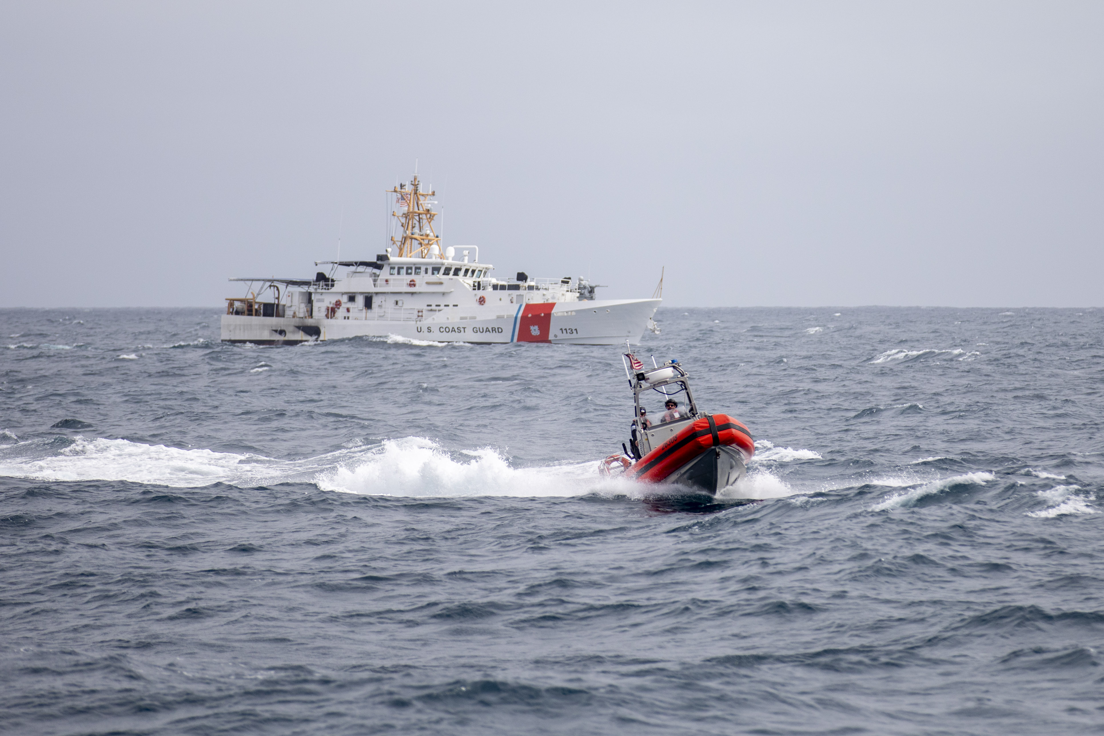 Coast Guard, Navy rescue 18 people from disabled vessel off San Diego ...