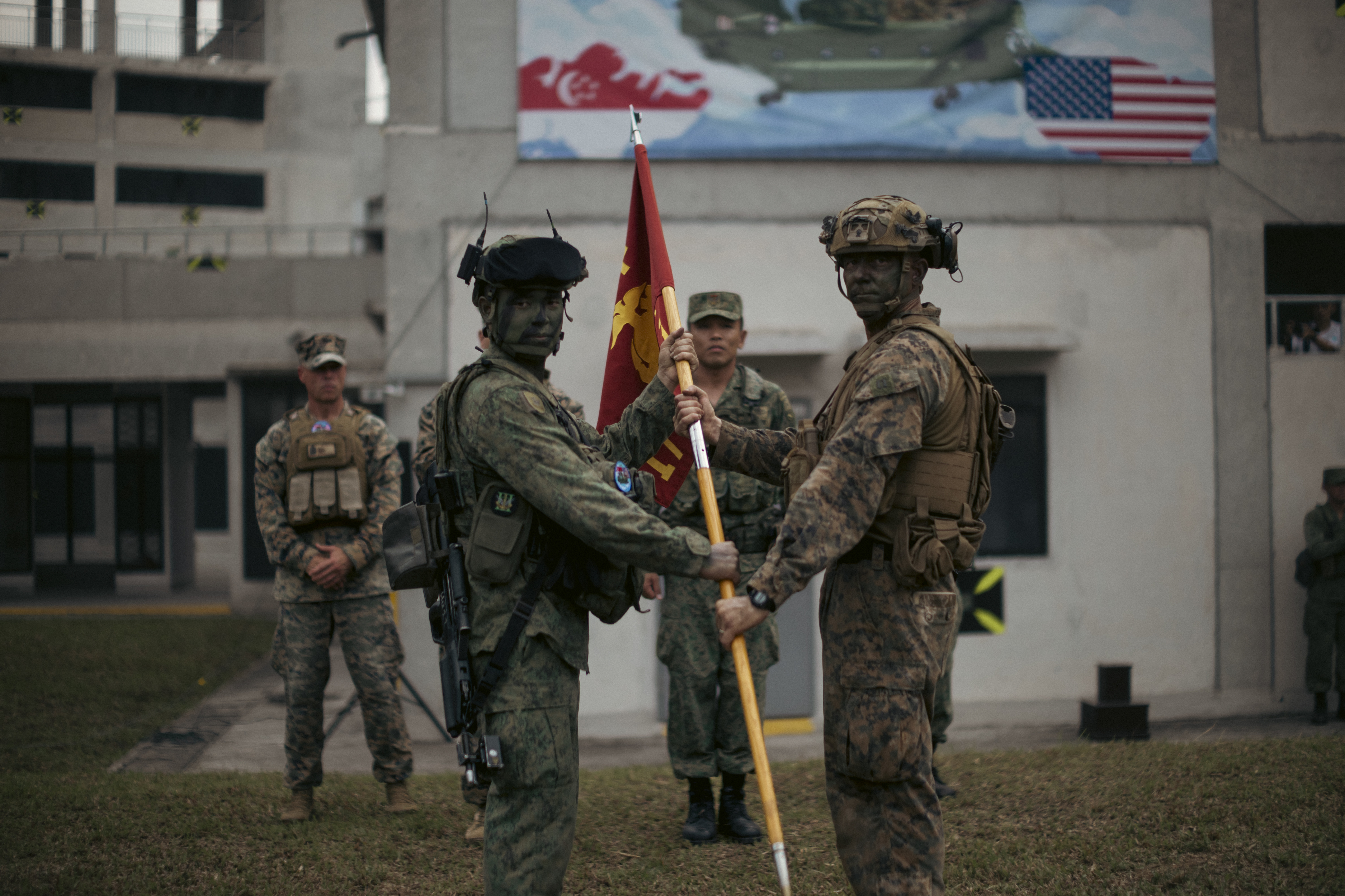 MRF-SEA Marines and S'pore Guards Conclude Valiant Mark 25, Conquer SAFTI City Training Facility ...