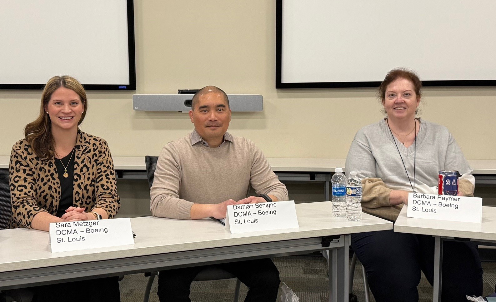 DCMA Boeing St. Louis team participates in contract closeout panel