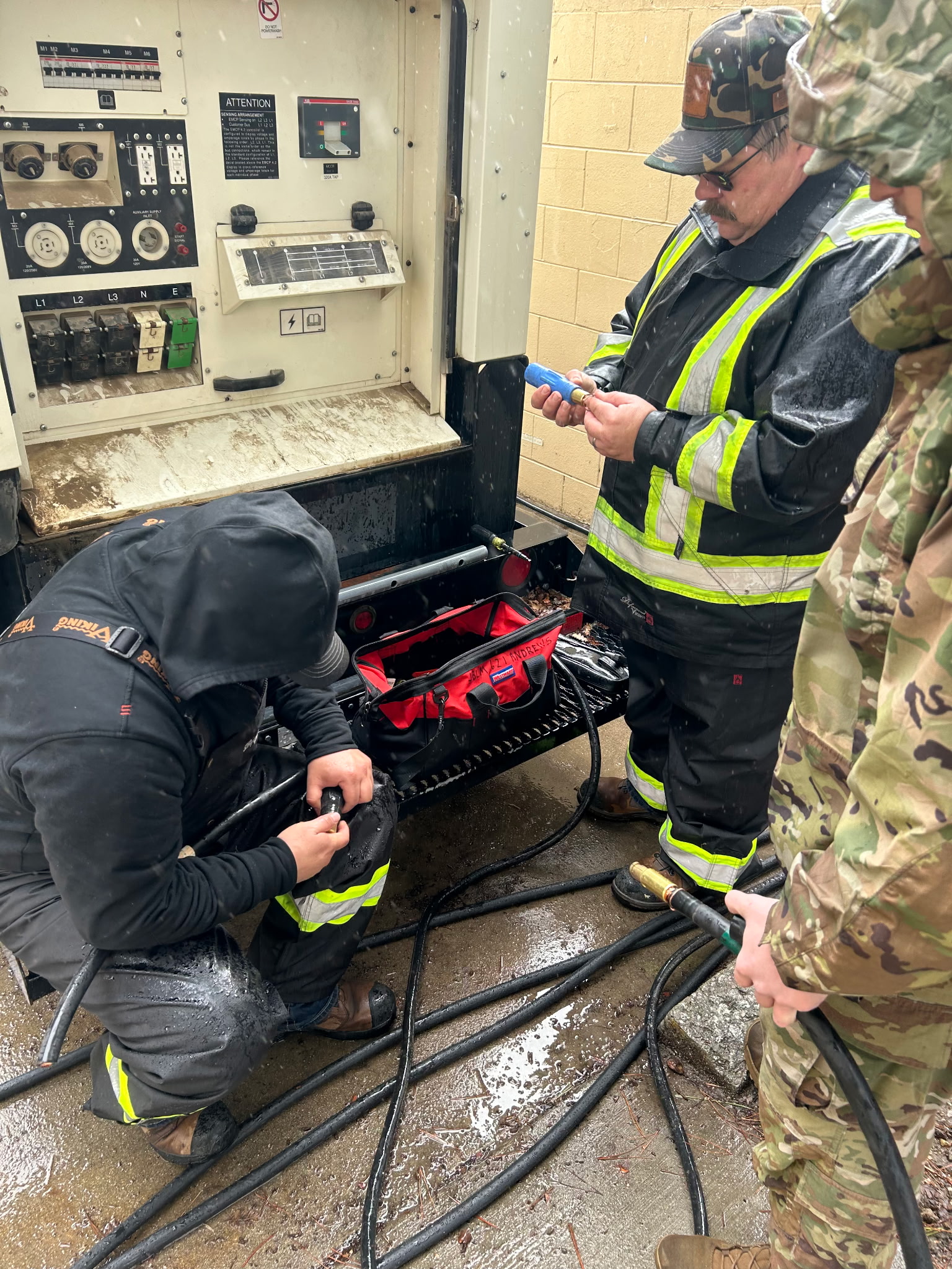 463rd Engineer Battalion powers emergency response at Fort Hunter ...