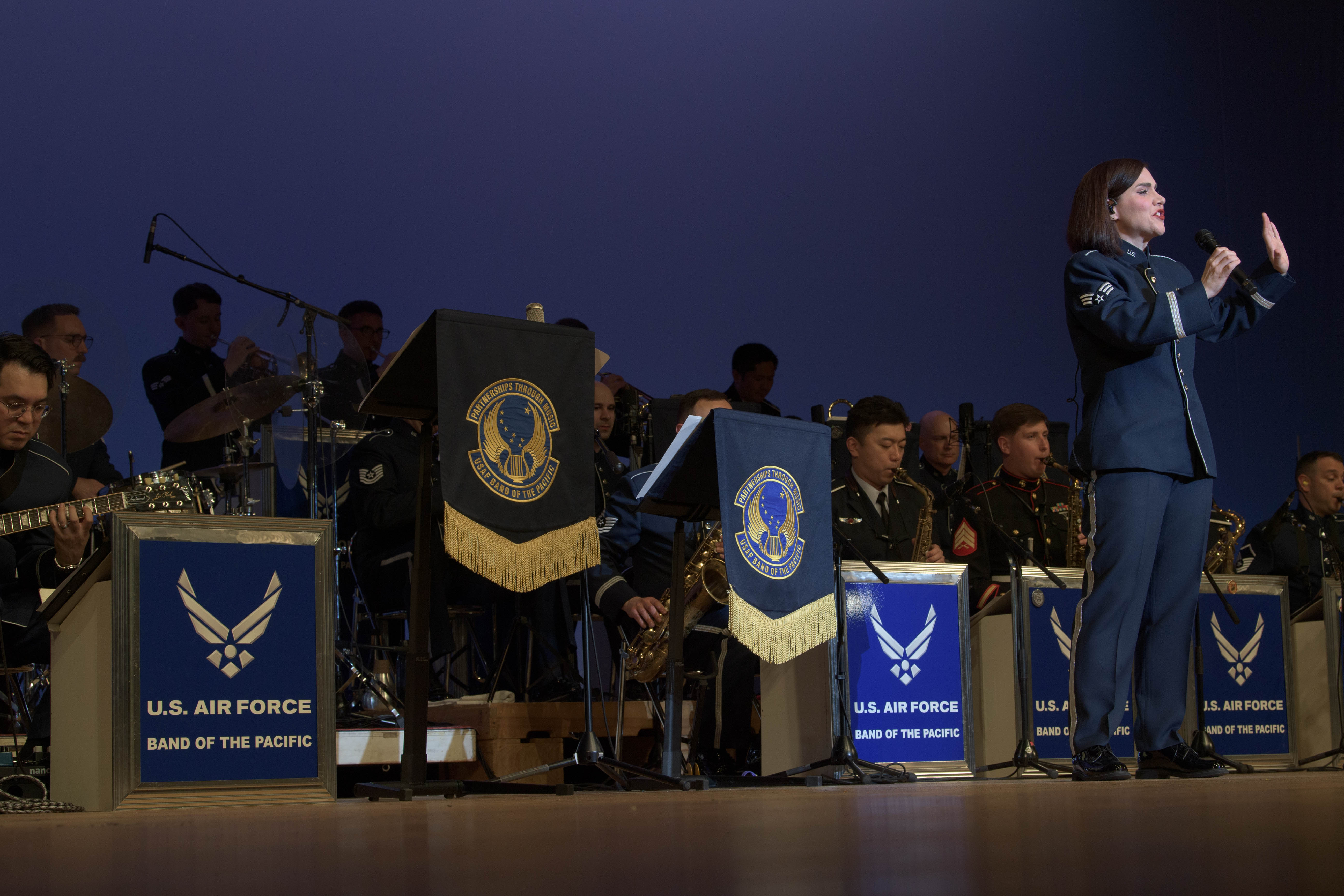 Thrills, Chills, Drills: Fussa City hosts PACAF Band, Drill Team ...