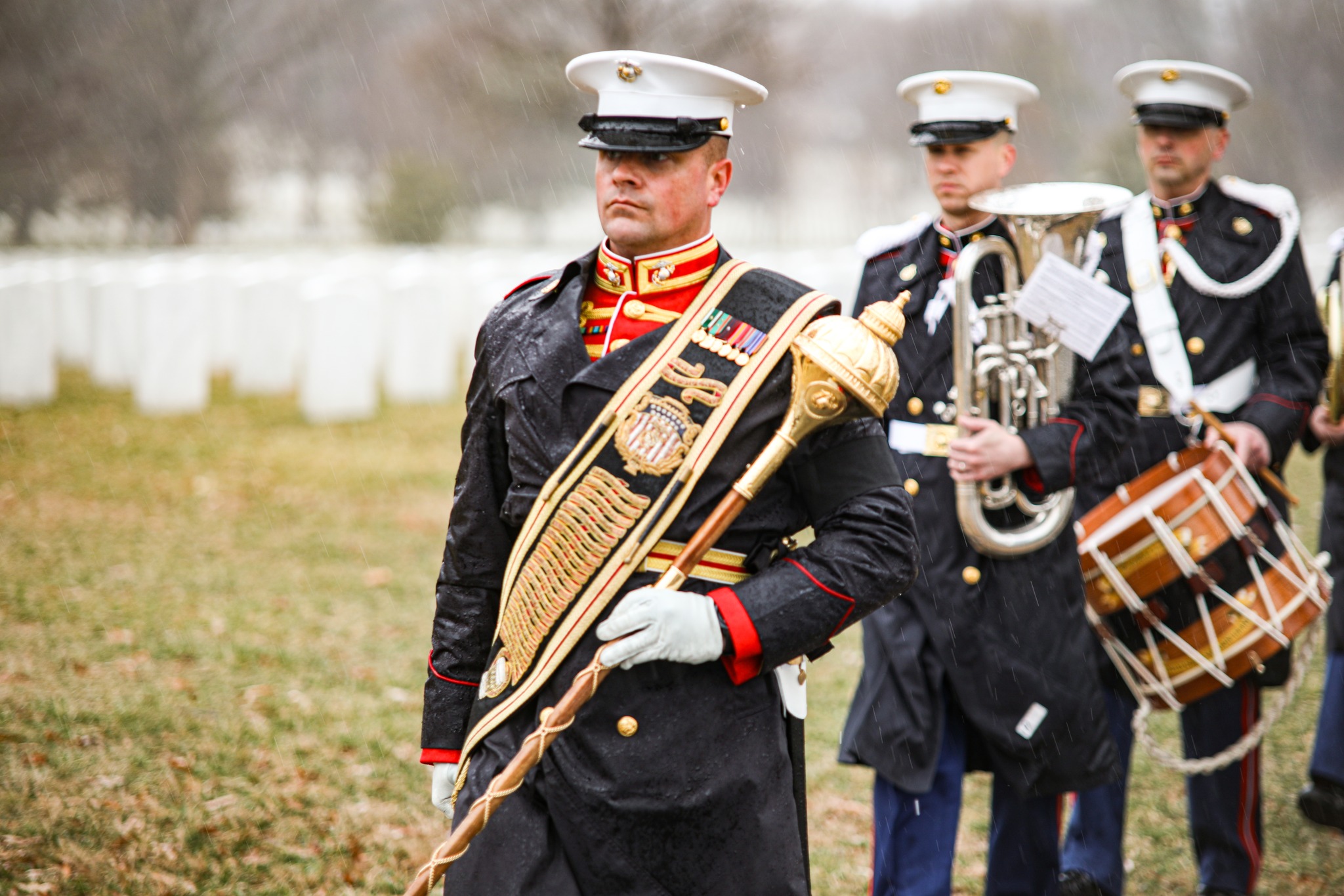Marine Band Drum Major Master Sgt. Steven Williams