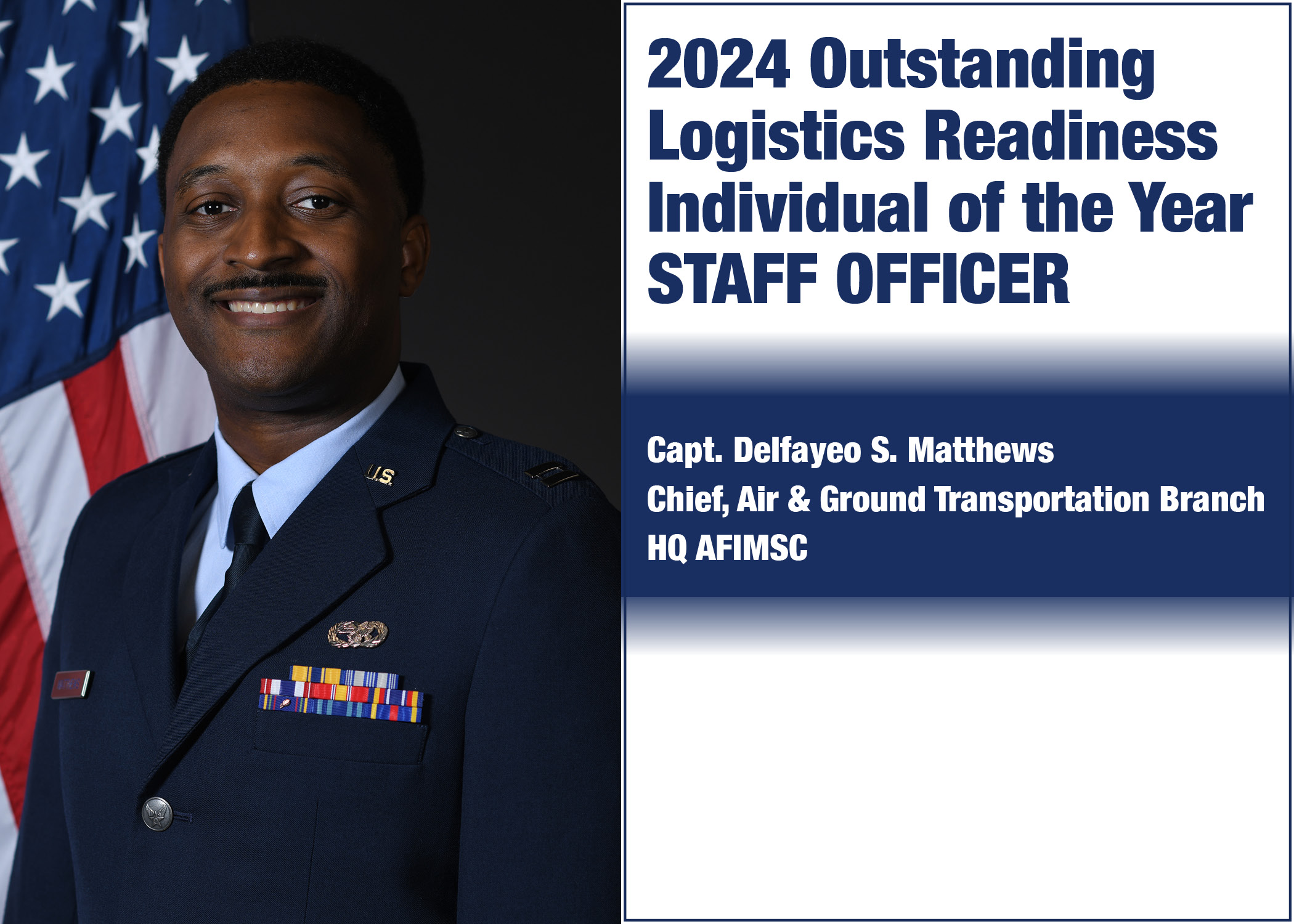 AFIMSC branch chief wins Air Force logistics readiness award > Air ...