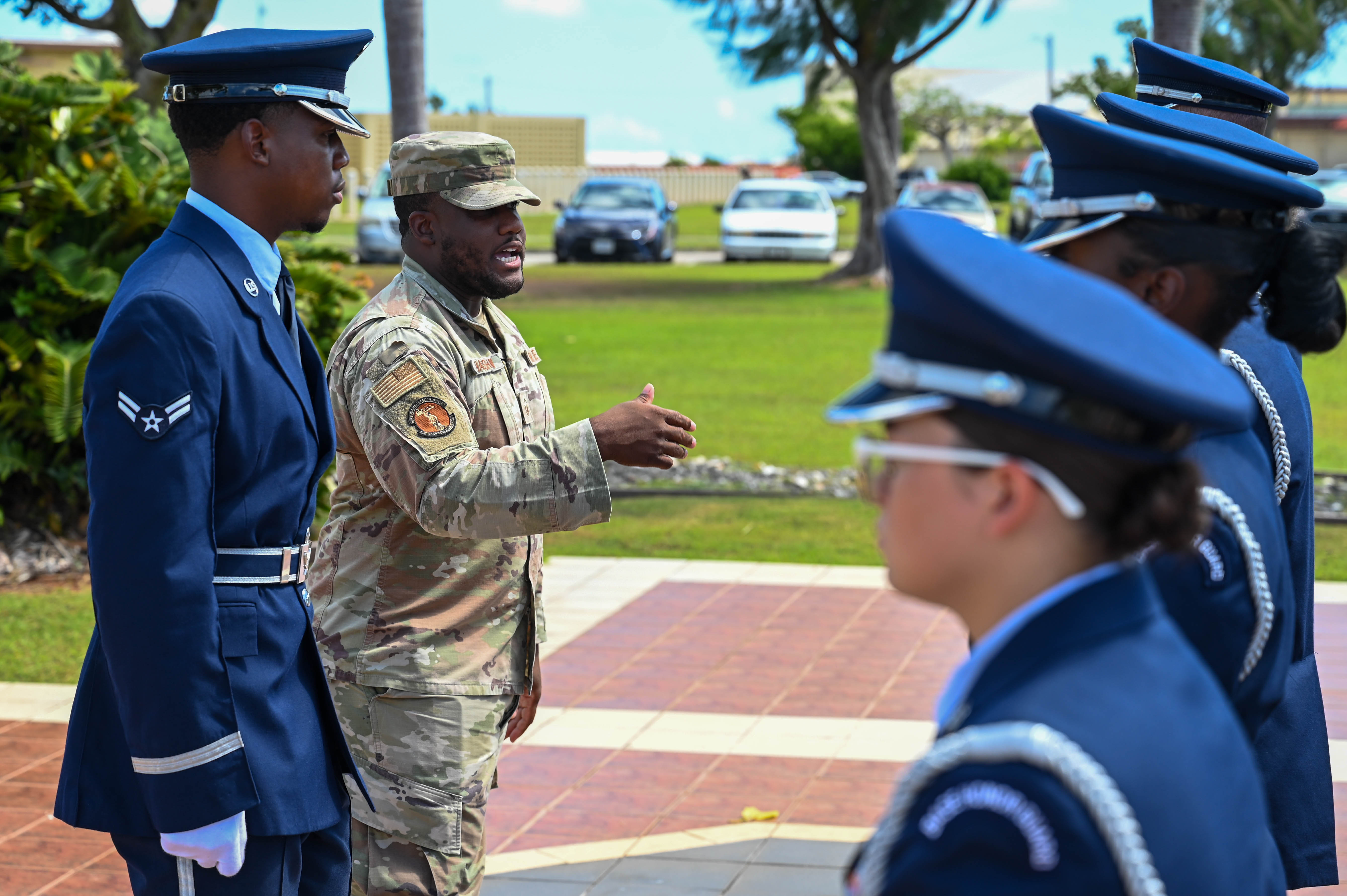 Know the Drill: Prior MTIs lead Andersen AFB Honor Guard > Andersen Air ...