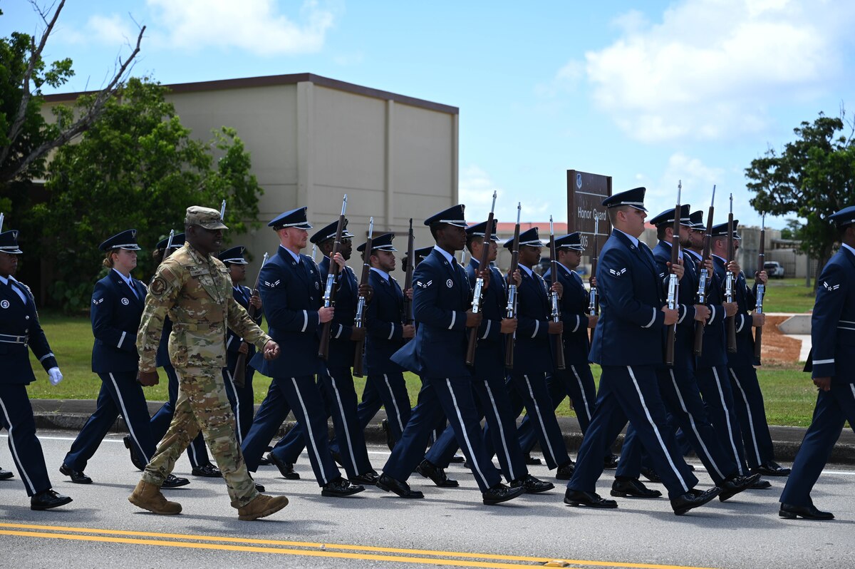 Know the Drill: Prior MTIs lead Andersen AFB Honor Guard > Andersen Air ...