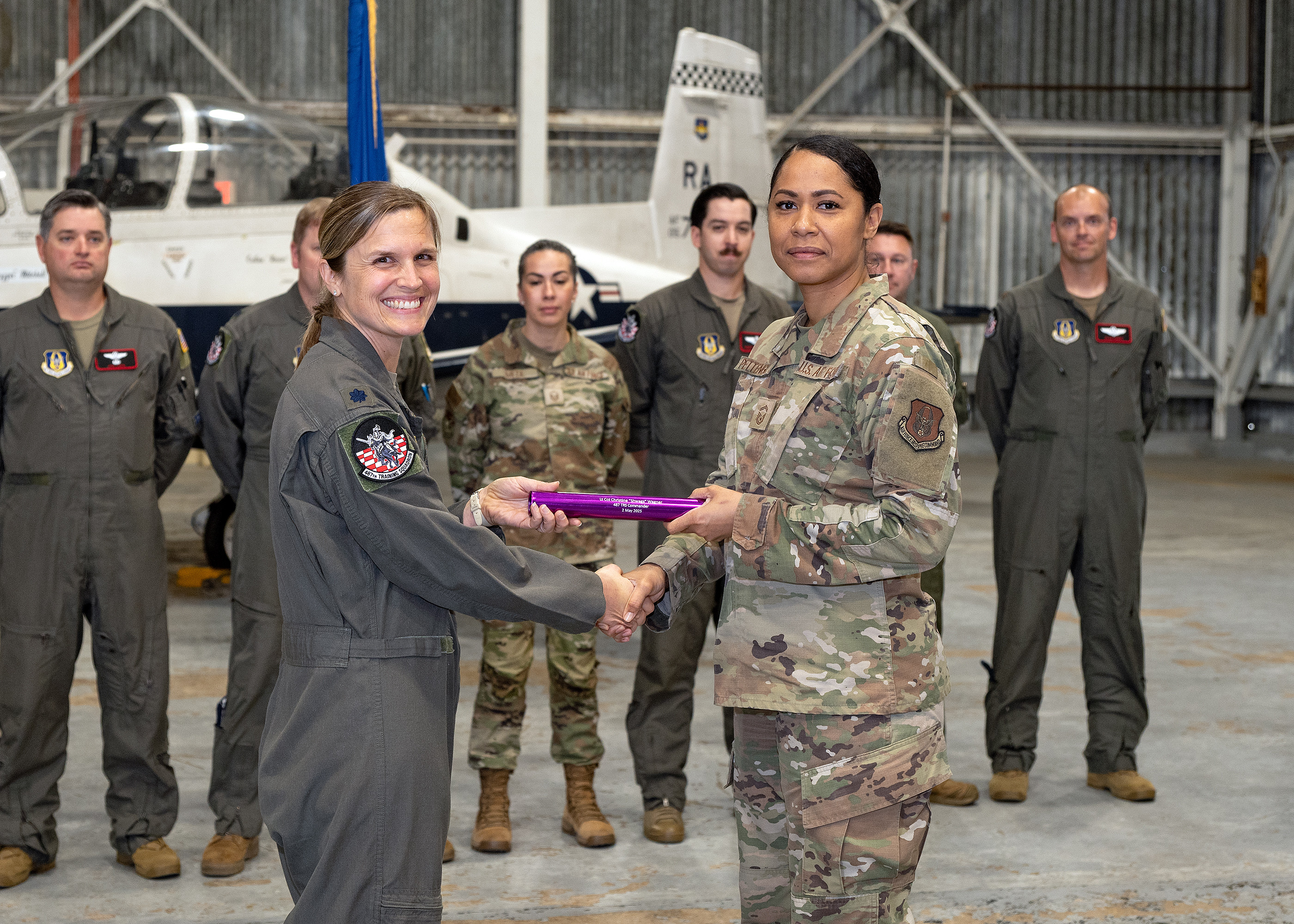 Wagner assumes command of 487th TRS ‘Knights’