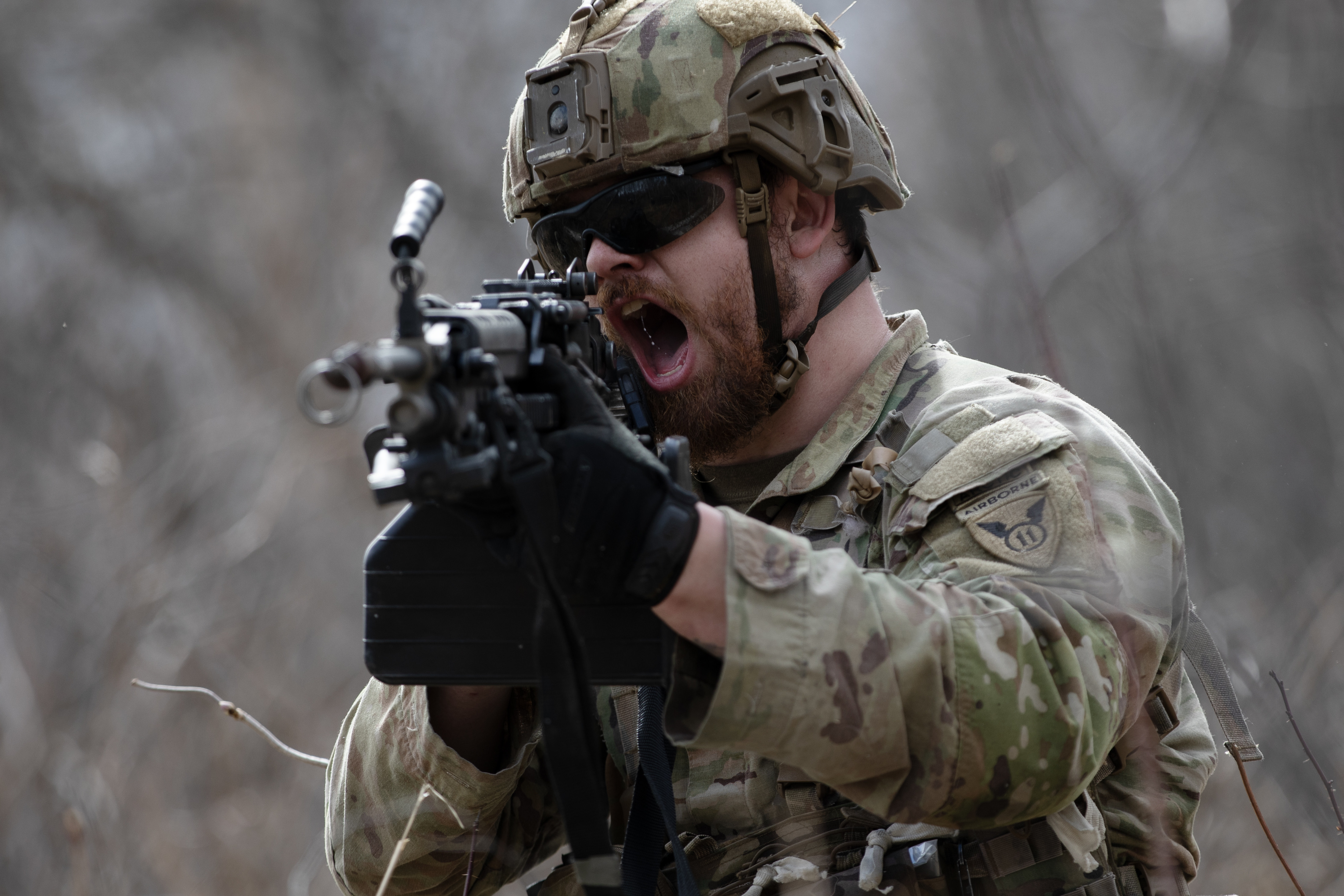 The AKARNG's 207th Multi-Functional Training Regiment conducts Infantry ...