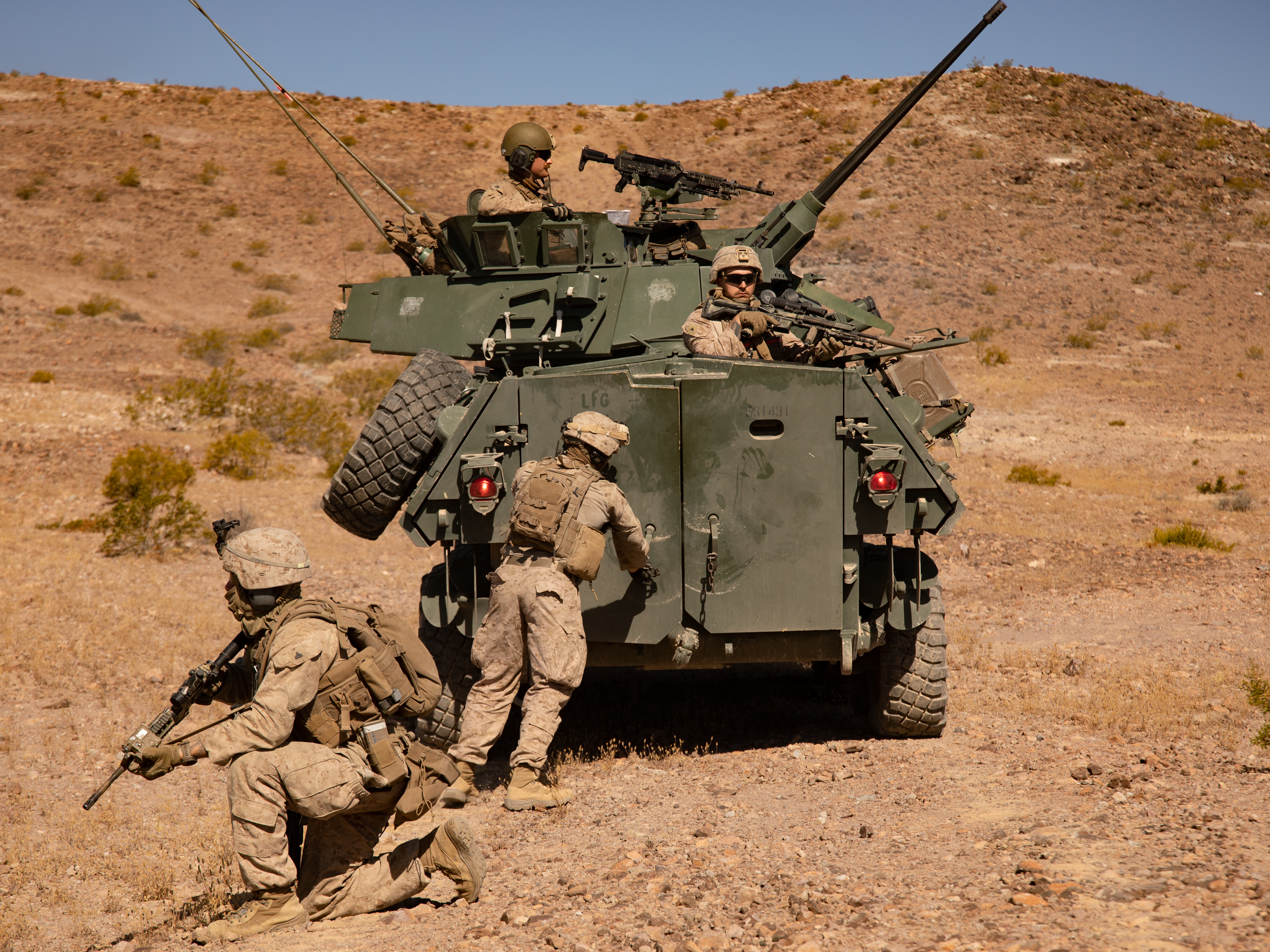 armoured vehicle attack