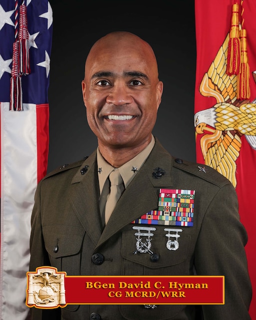 Brigadier General David C. Hyman > Marine Corps Recruit Depot, San ...