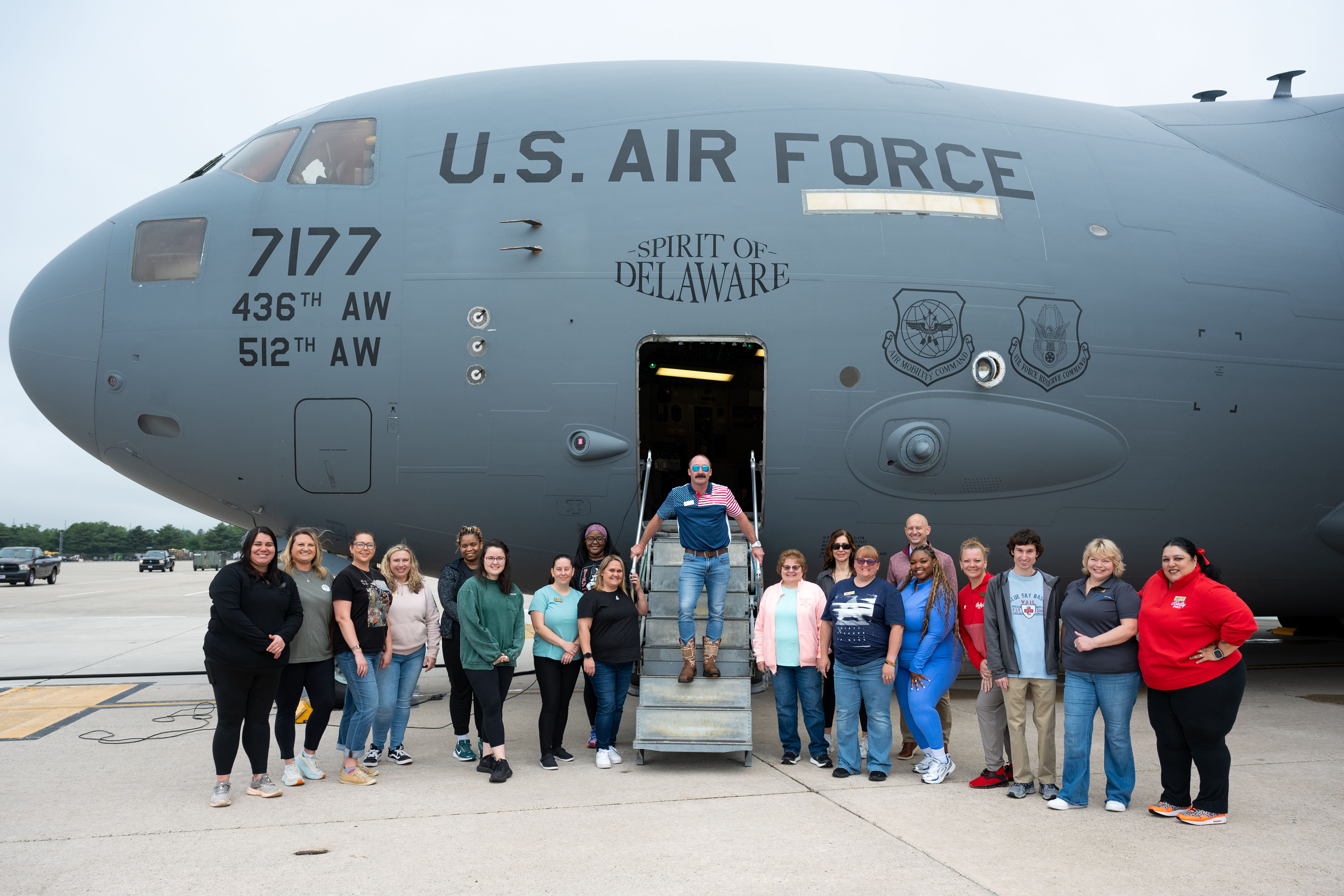 Team Dover takes Leadership Central Delaware to the sky > Dover Air ...