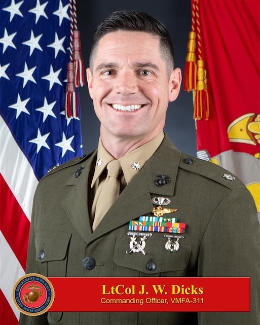 Lieutenant Colonel Jarod Dicks > 3rd Marine Aircraft Wing > Biography