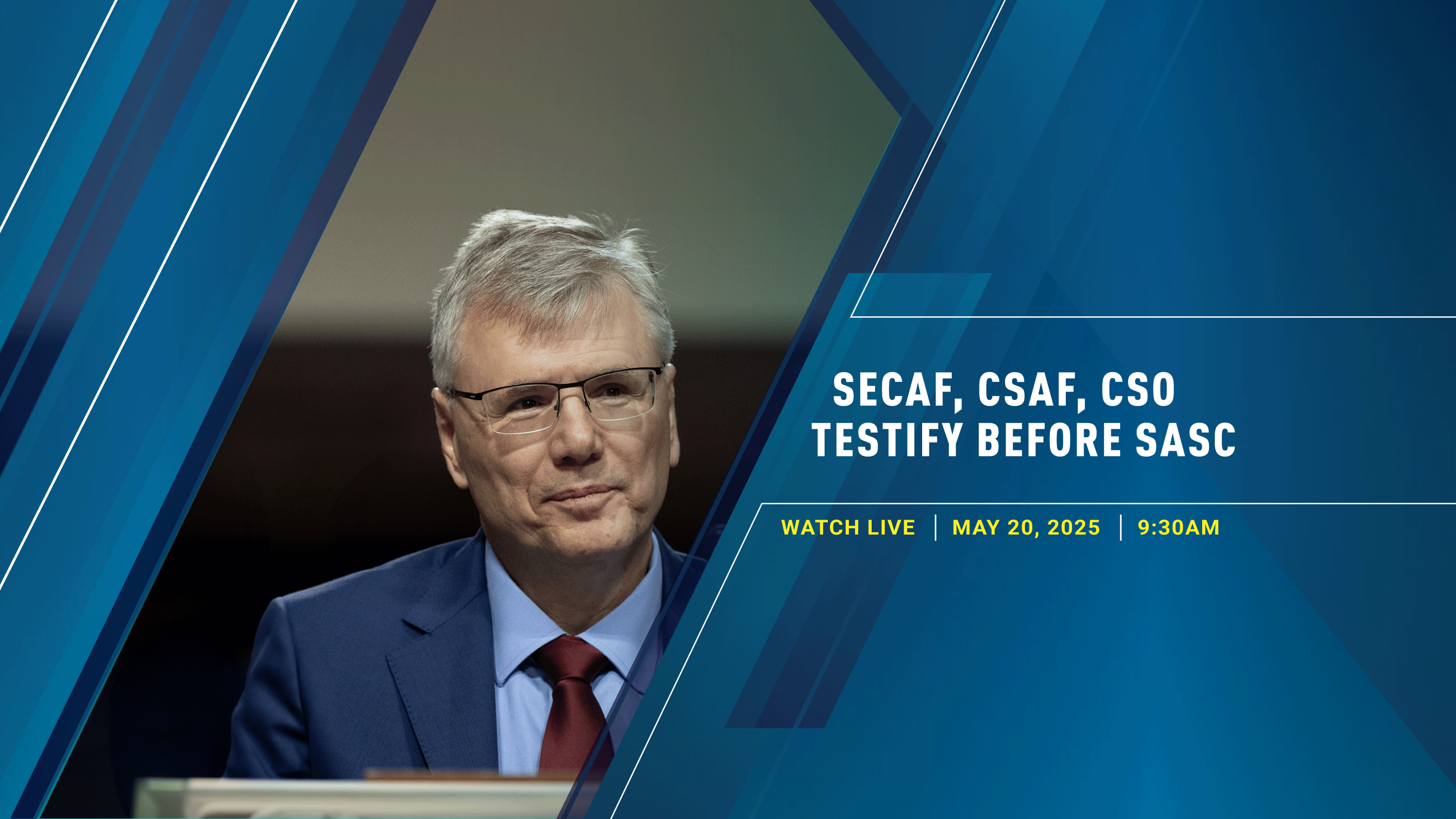 SECAF, CSAF, CSO TESTIFY BEFORE SASC