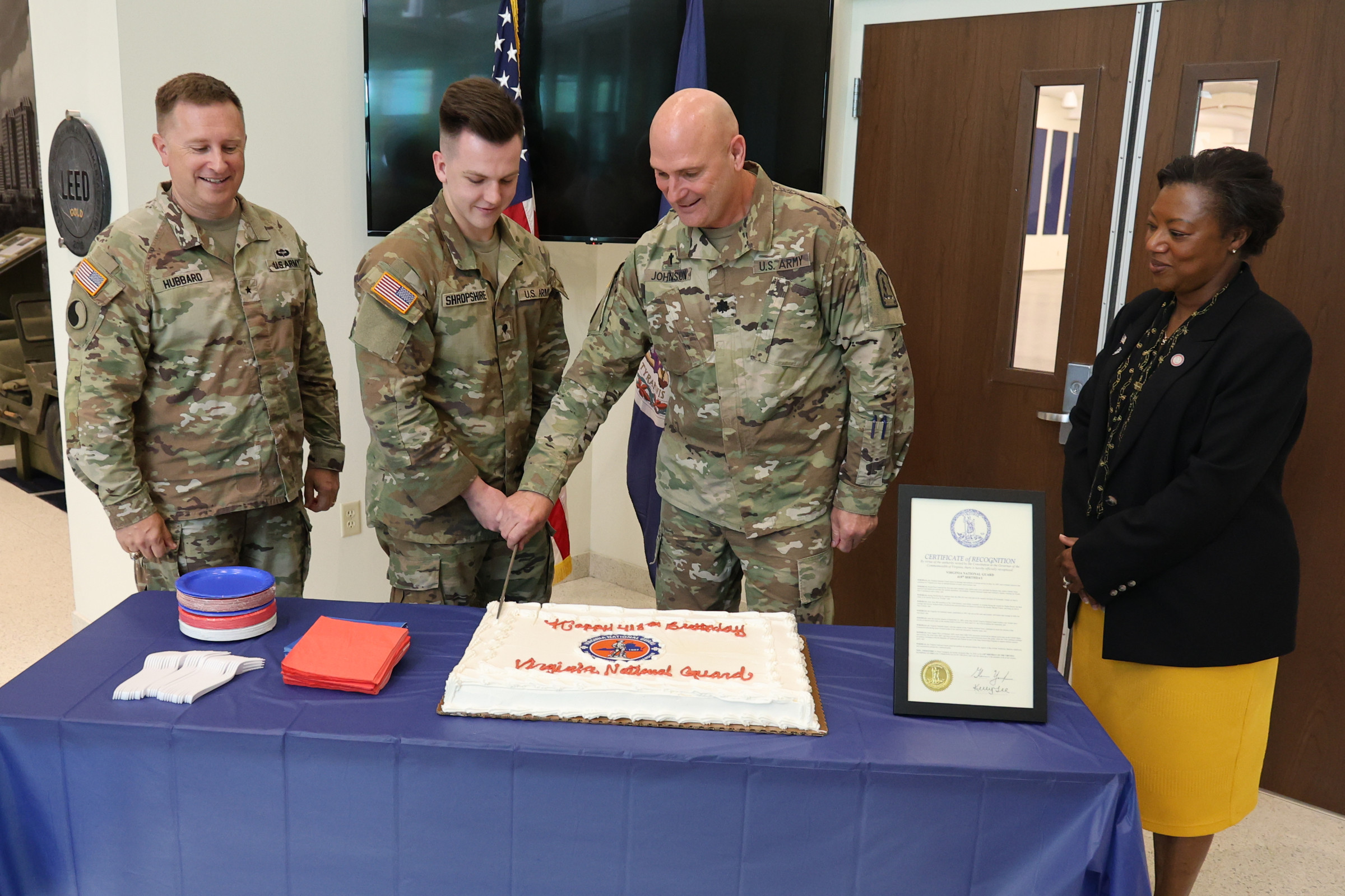 Virginia National Guard celebrates 418th birthday > Virginia National ...
