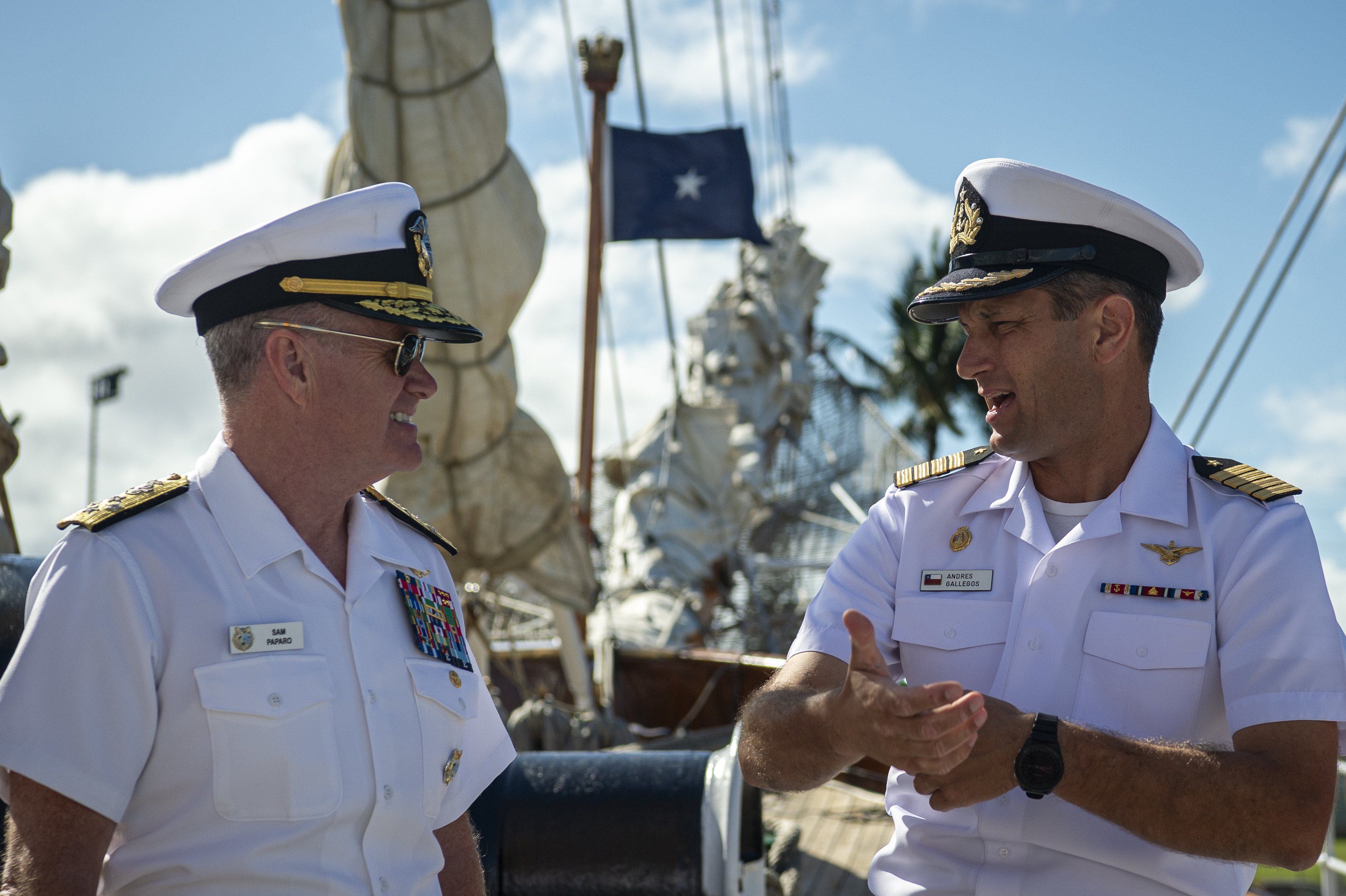 USINDOPACOM commander visits Chilean Navy Tall Ship Esmeralda > U.S ...