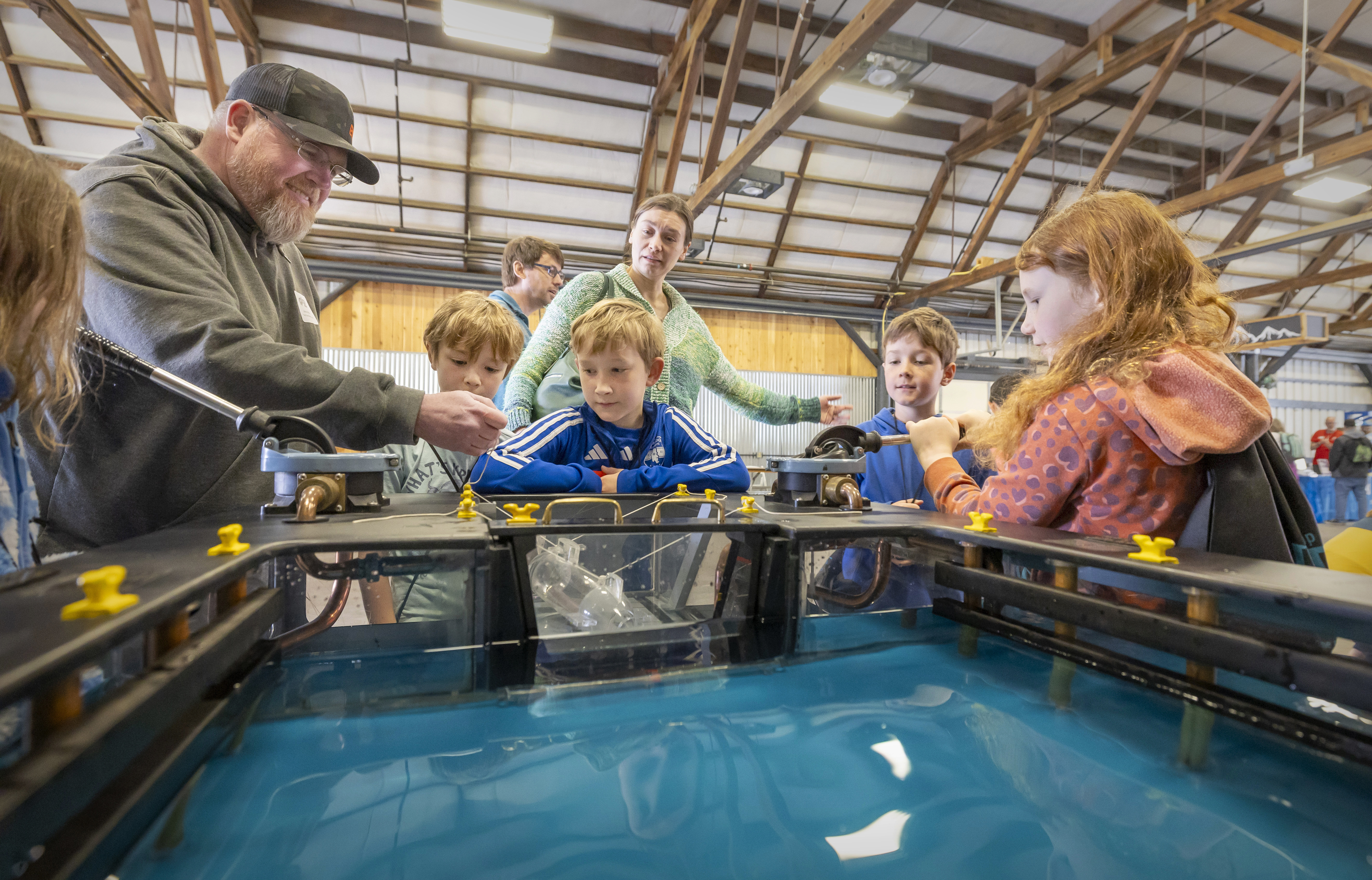 PSNS & IMF employees teach students about the work they do at the shipyard
