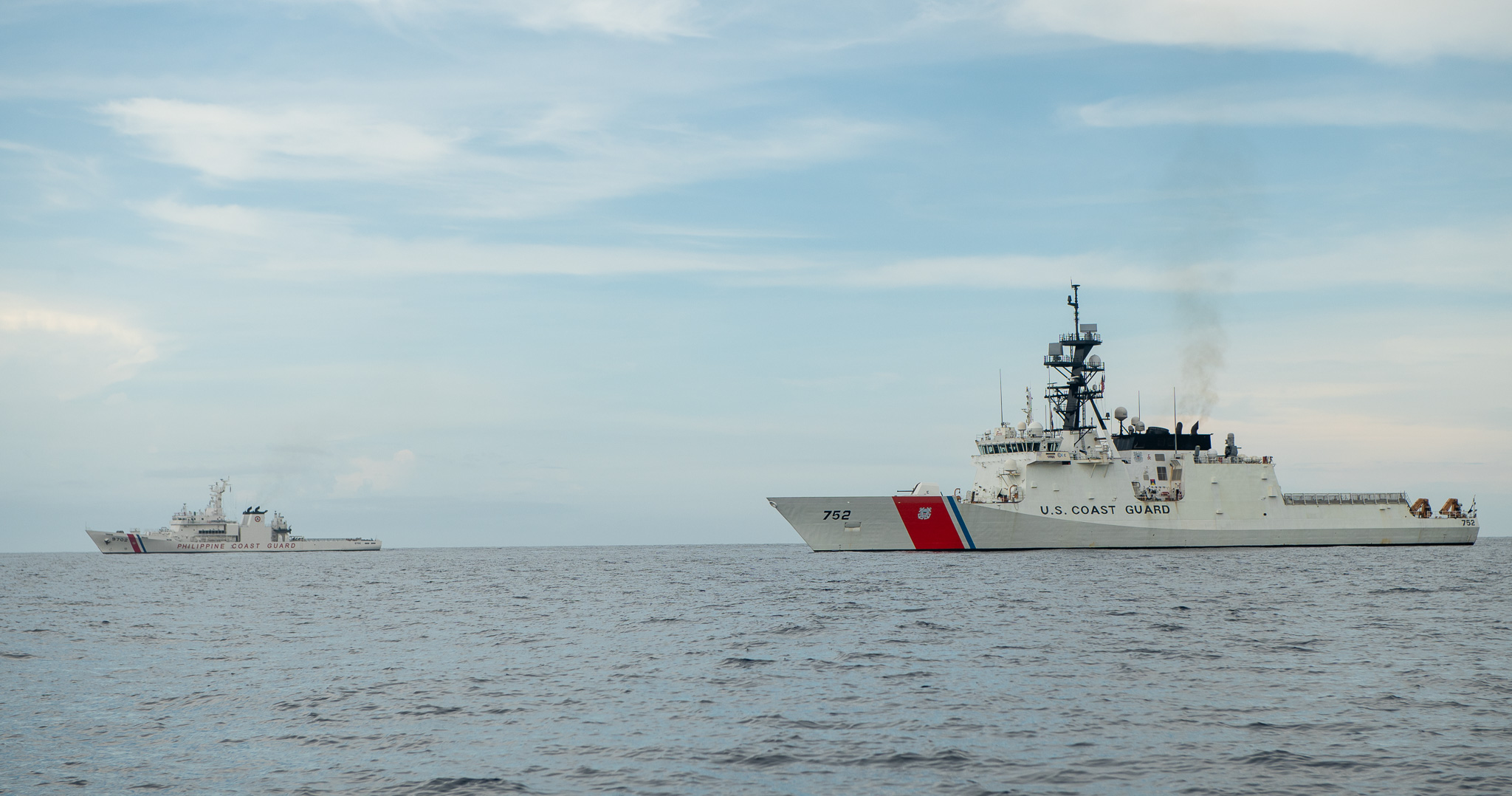 U.S. Coast Guard Cutter Stratton departs Philippines, commences months ...