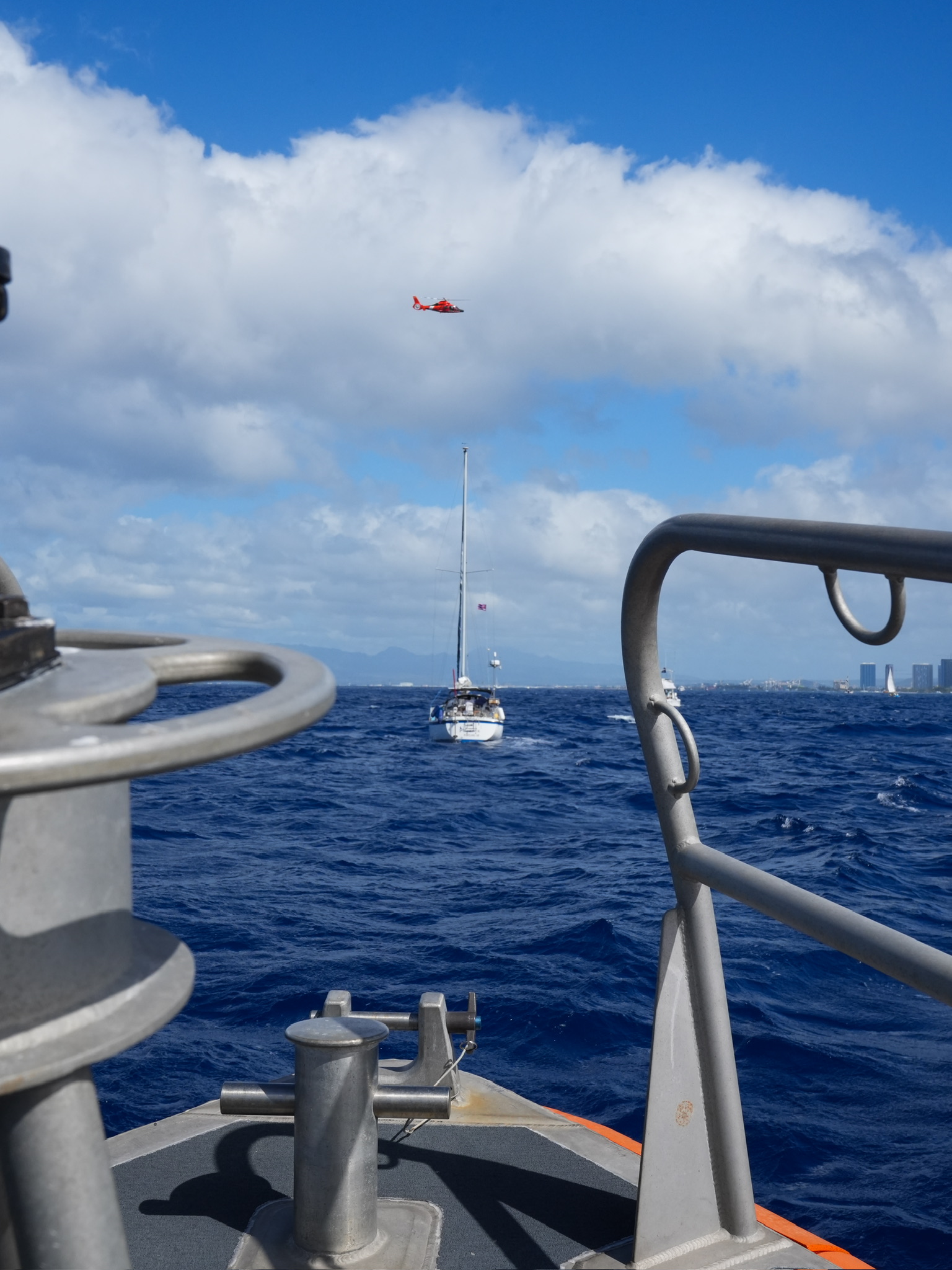 Coast Guard escorts sailing vessel into Honolulu after transpacific ...