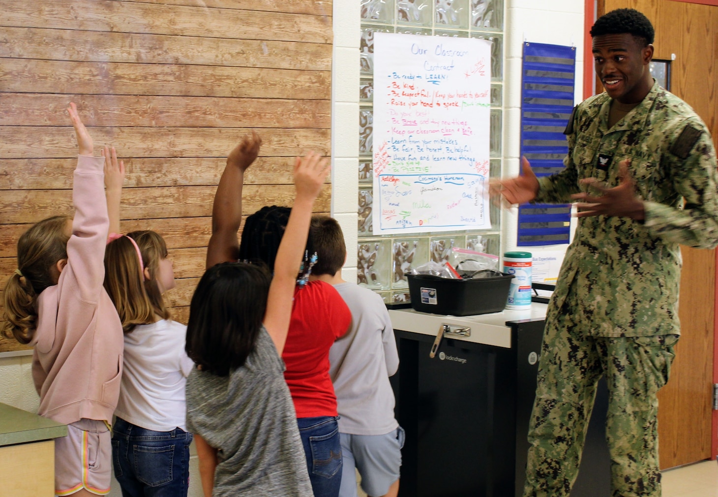 Navy Corpsmen Inspire Future Medics at Elementary School Career Day ...