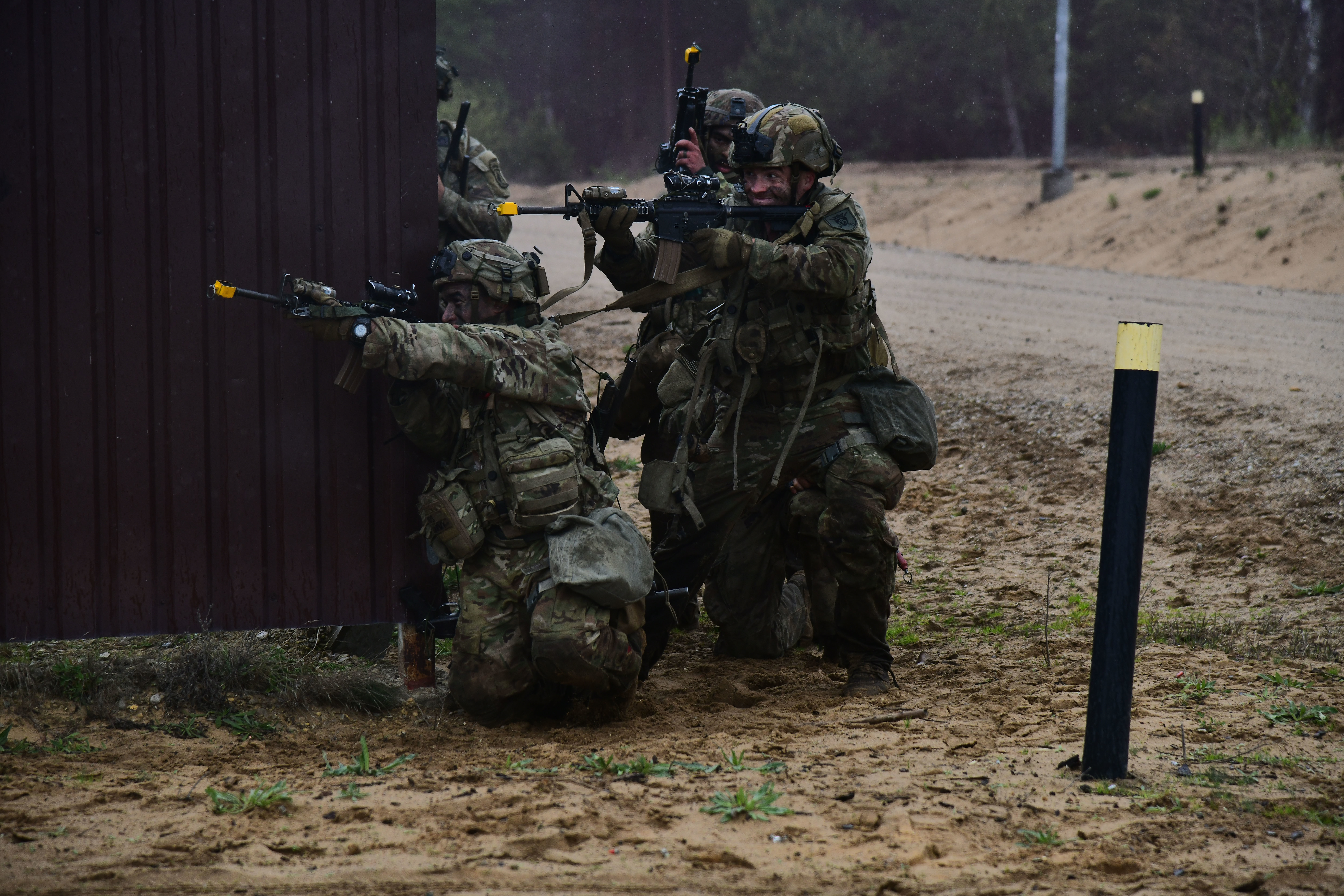 U.S. and French soldiers conduct a joint CBRN and Military Operation ...