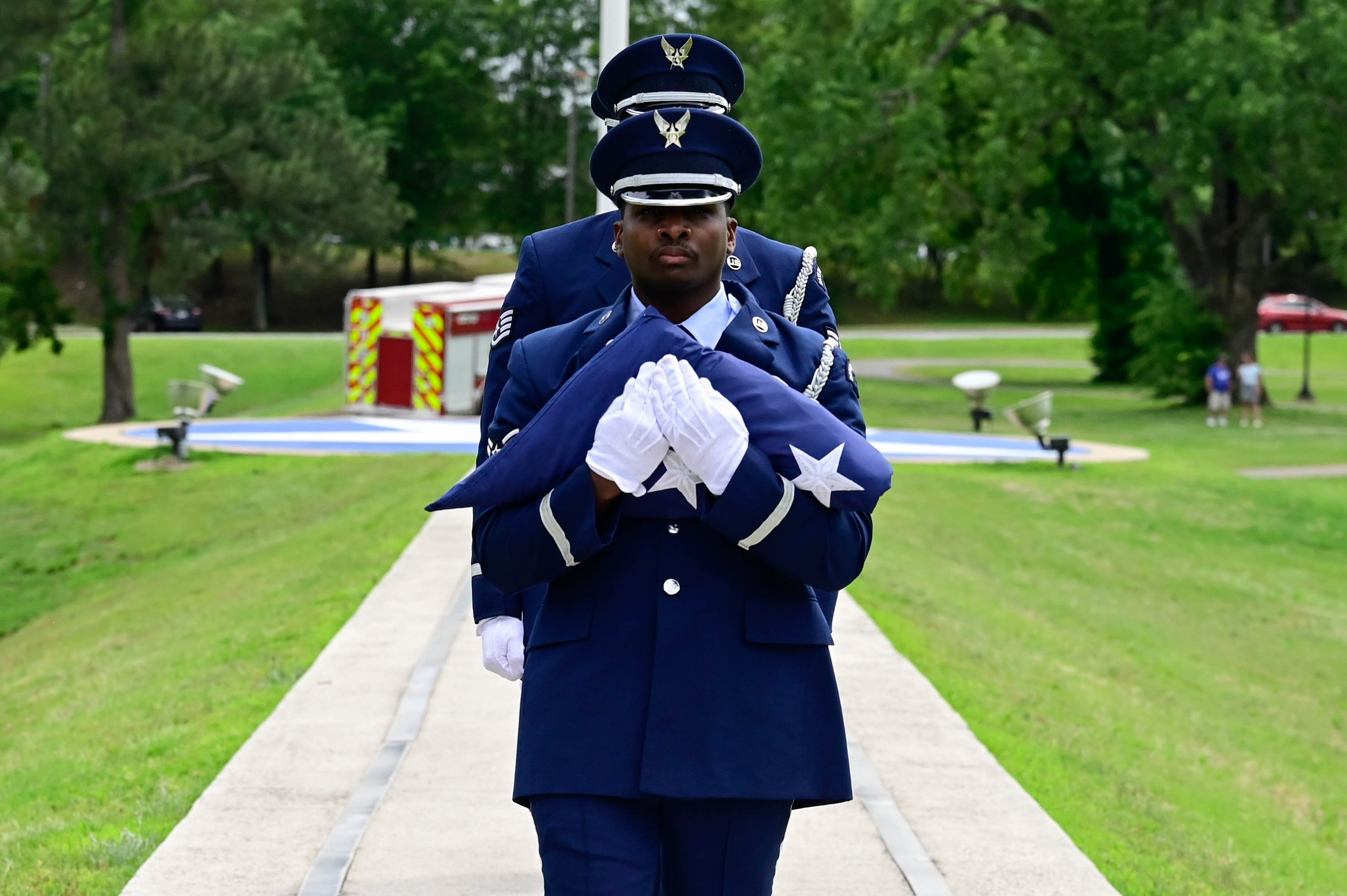 Herk Nation honors fallen service members with retreat ceremony ...