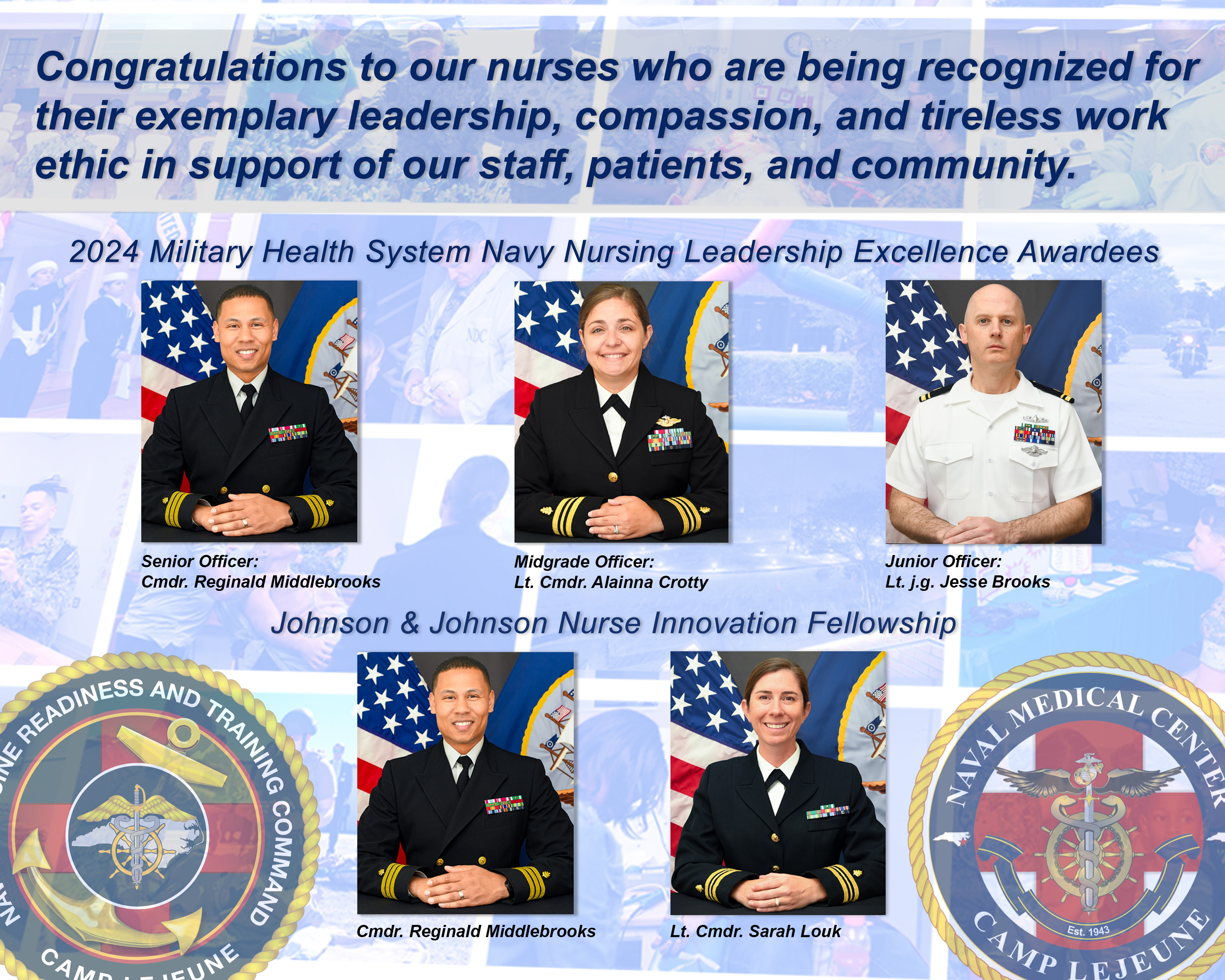 Naval Medical Center Camp Lejeune nurses exude excellence, gain ...